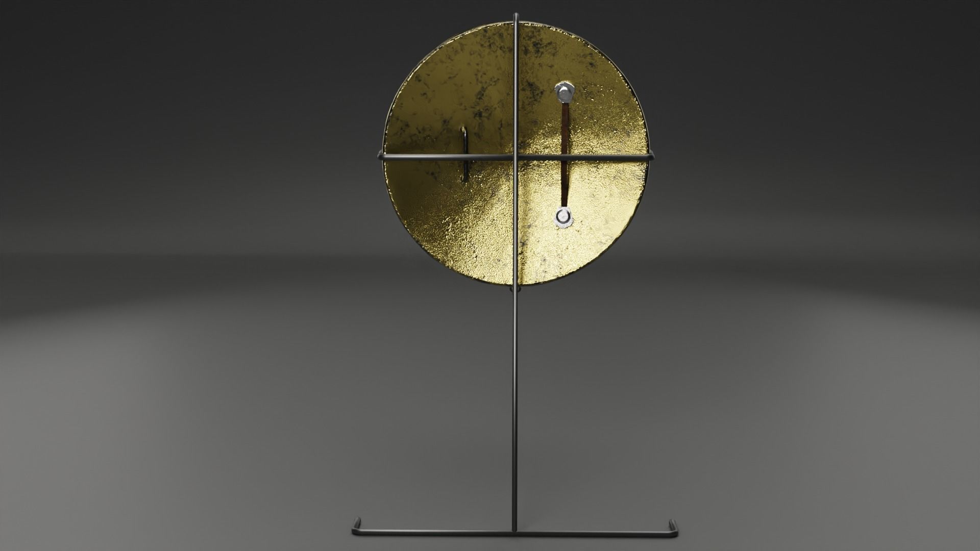 3D model A HISTORICAL KINGS SHIELD USED IN A BATTLE MODEL IN LOW-POLY ...