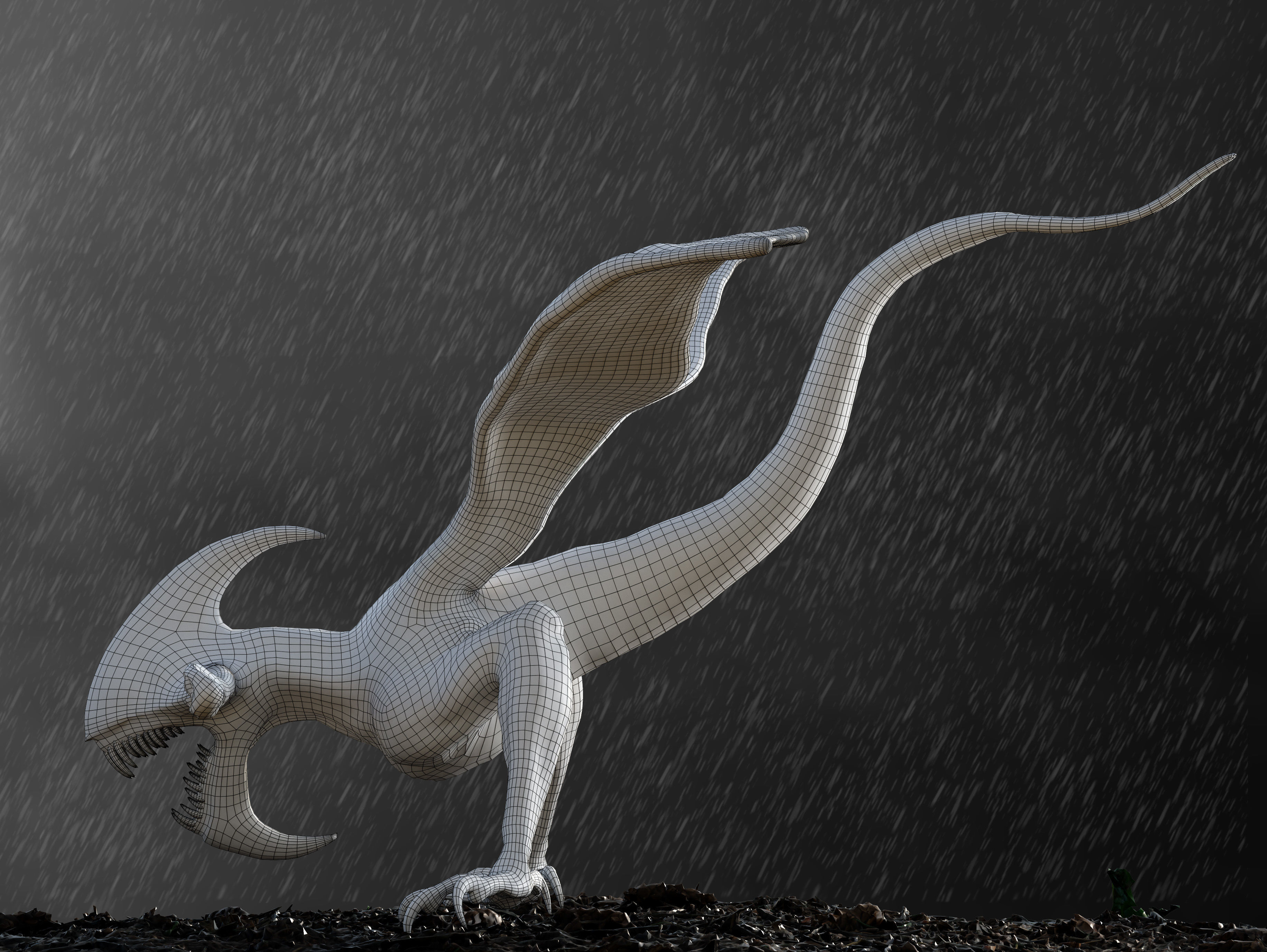 3D model Bioraptor VR / AR / low-poly rigged | CGTrader