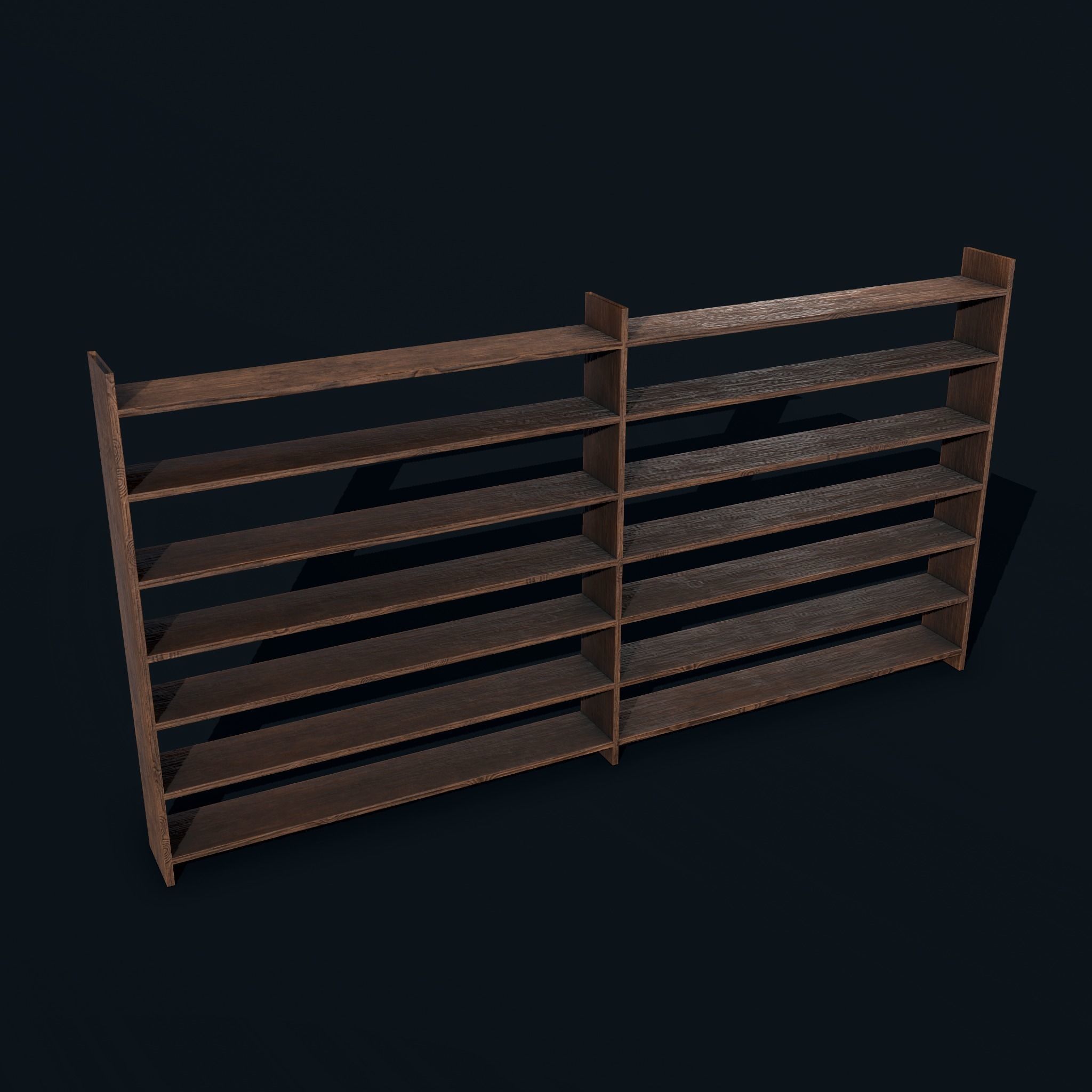 3D model Double Sided Shelf VR / AR / low-poly | CGTrader