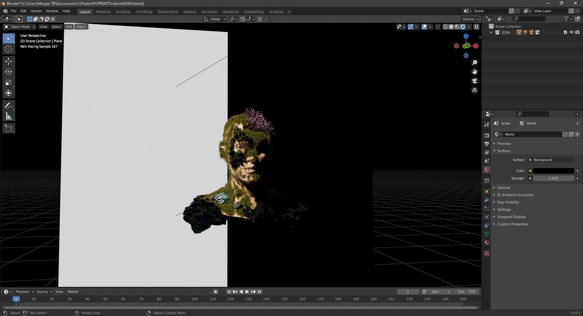 EDEN Character 3D model | CGTrader