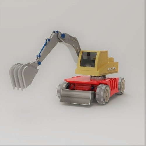 Mini Excavator 3D model | CGTrader
