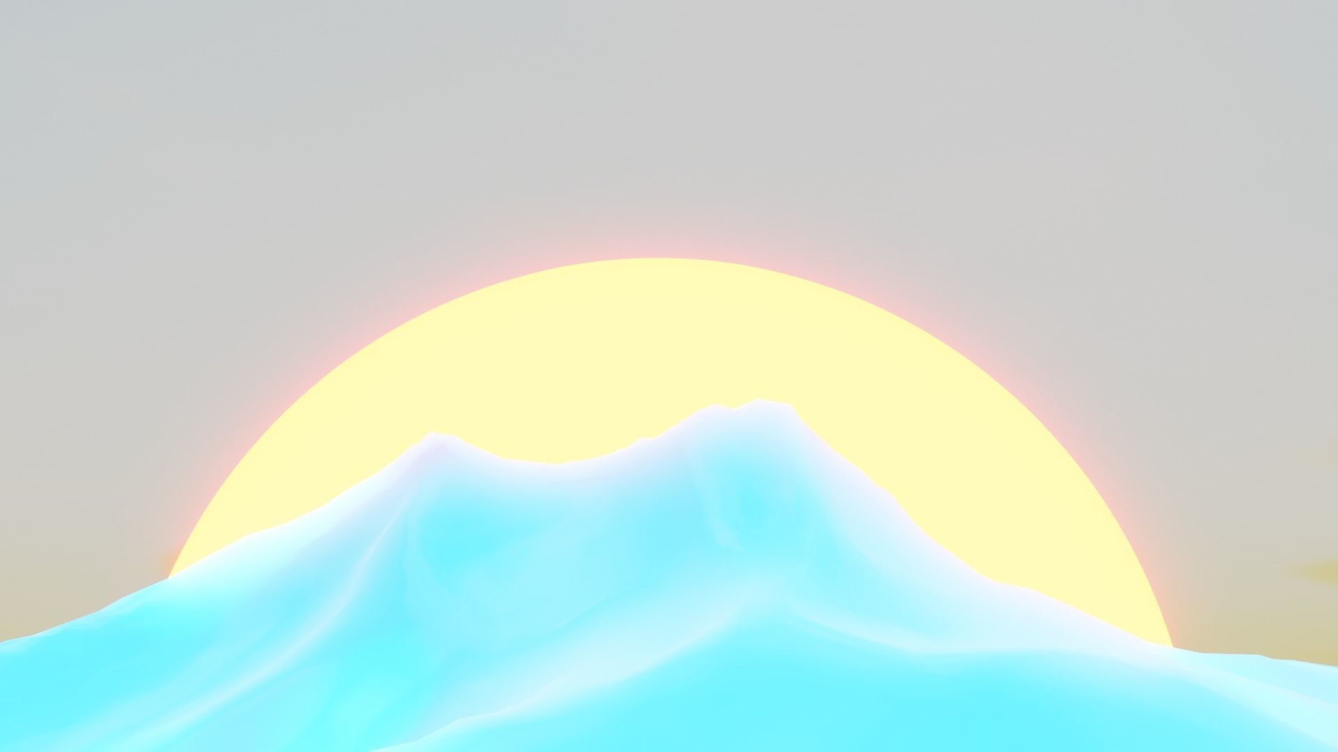 sun rise 3D model animated | CGTrader