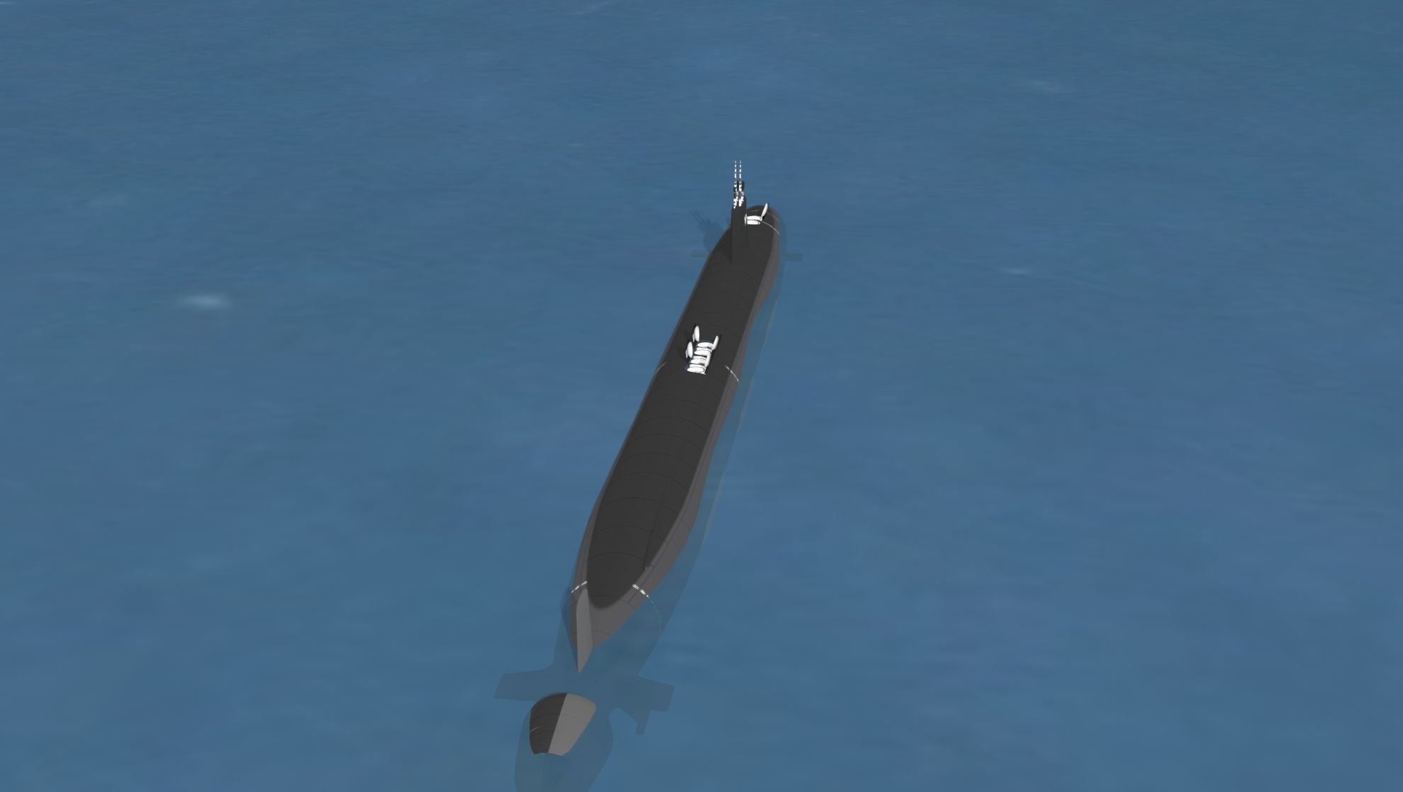 Virginia Class SSGN 807 Silversides 3D model rigged | CGTrader