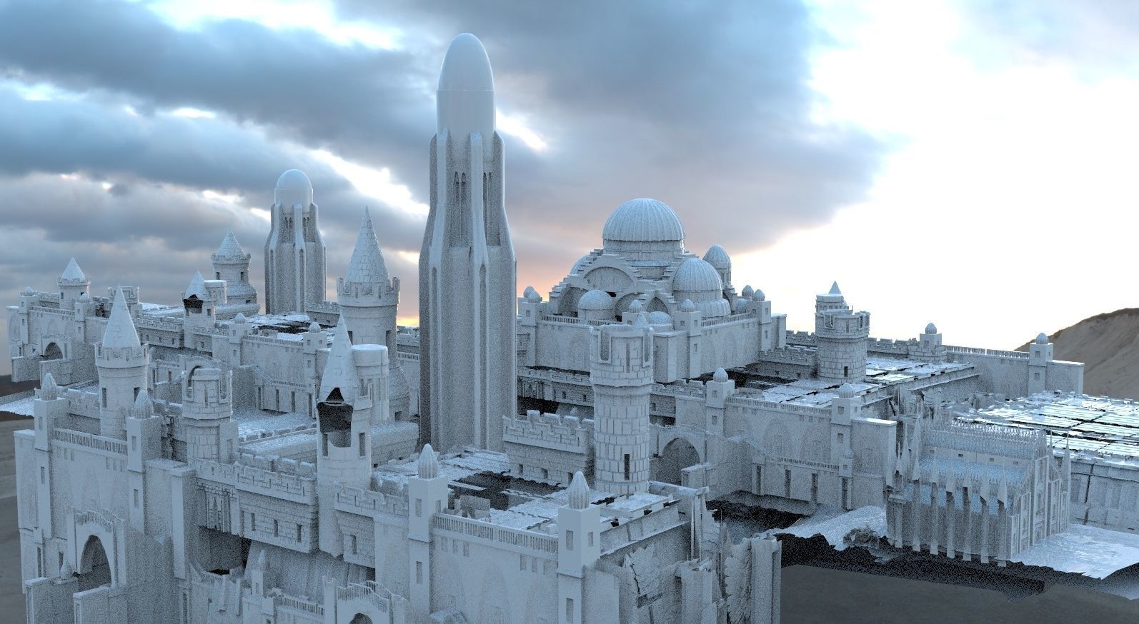 Architecture Babylonian Ancient Design 3D model | CGTrader