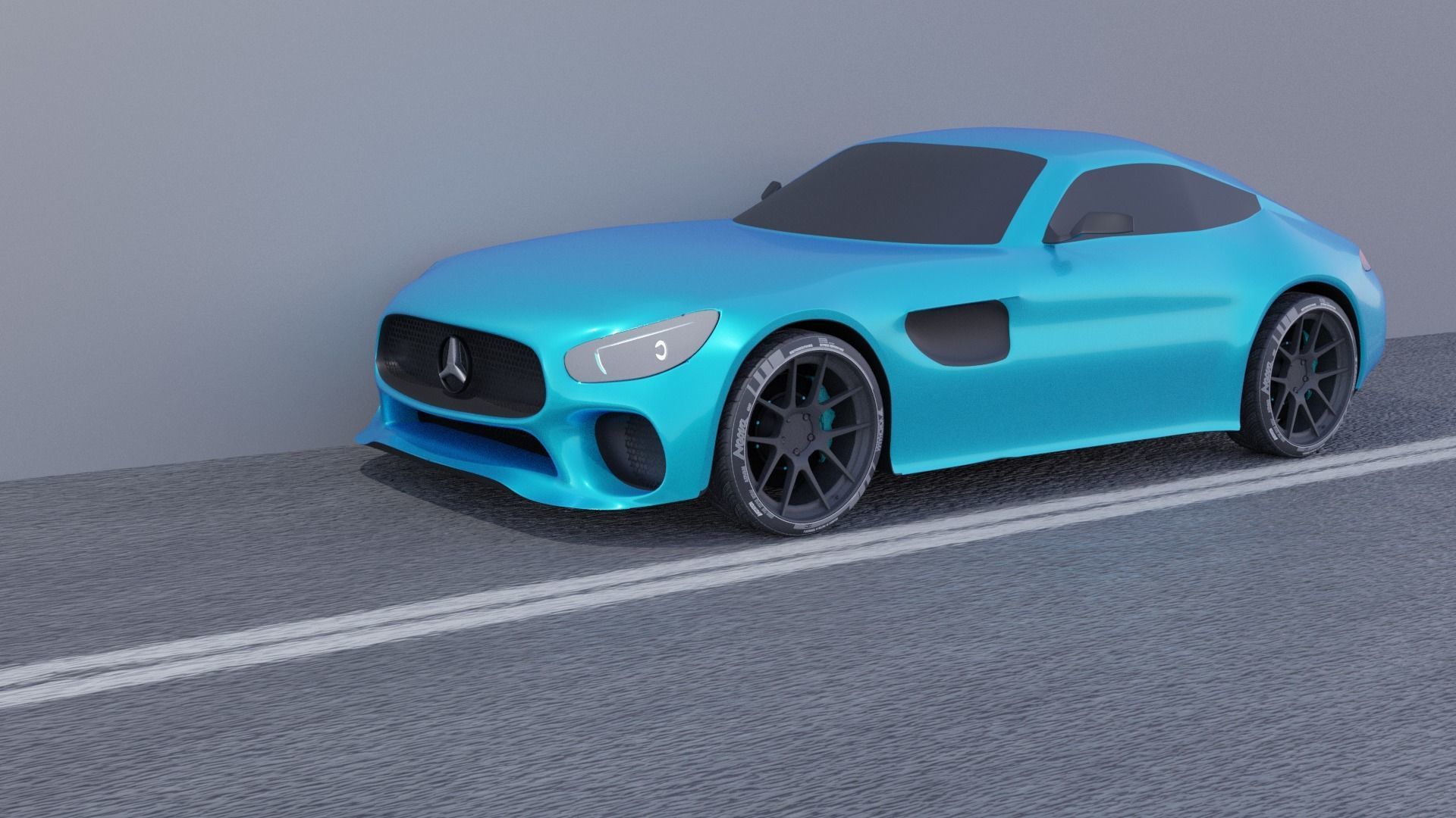 3D model Mercedes Amg Gts VR / AR / low-poly | CGTrader