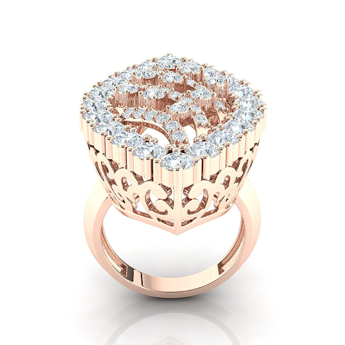 Fancy Ring free 3D model 3D printable | CGTrader