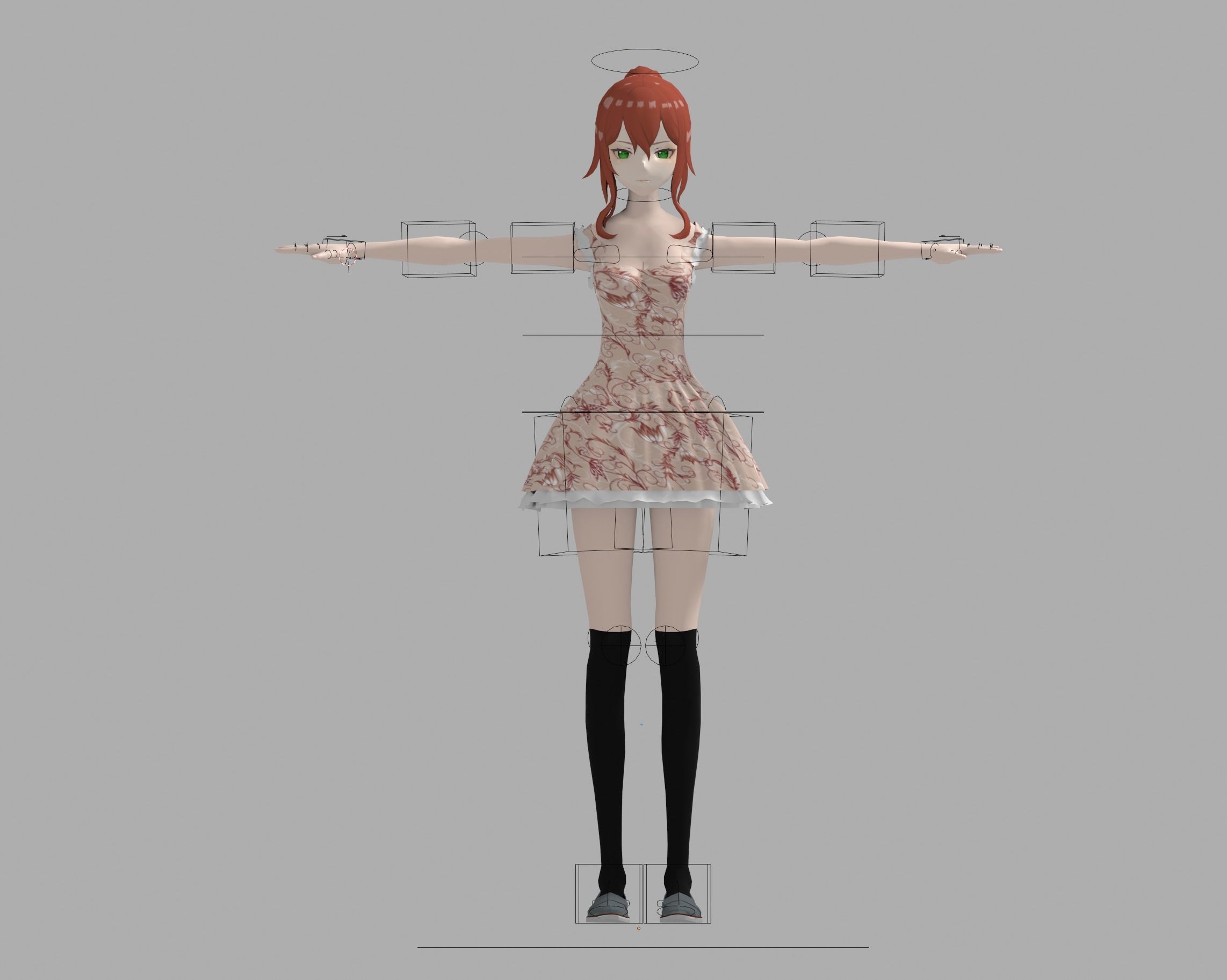3D model Anime Low-Poly Character Game Ready VR / AR / low-poly | CGTrader