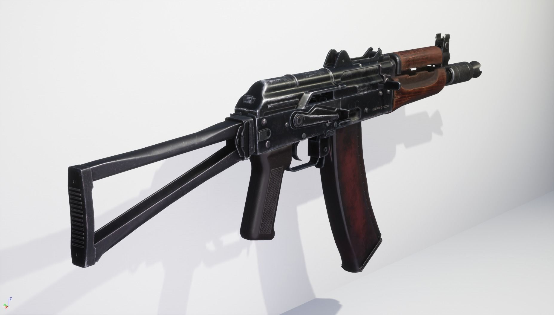 3D model Kalashnikov system VR / AR / low-poly | CGTrader