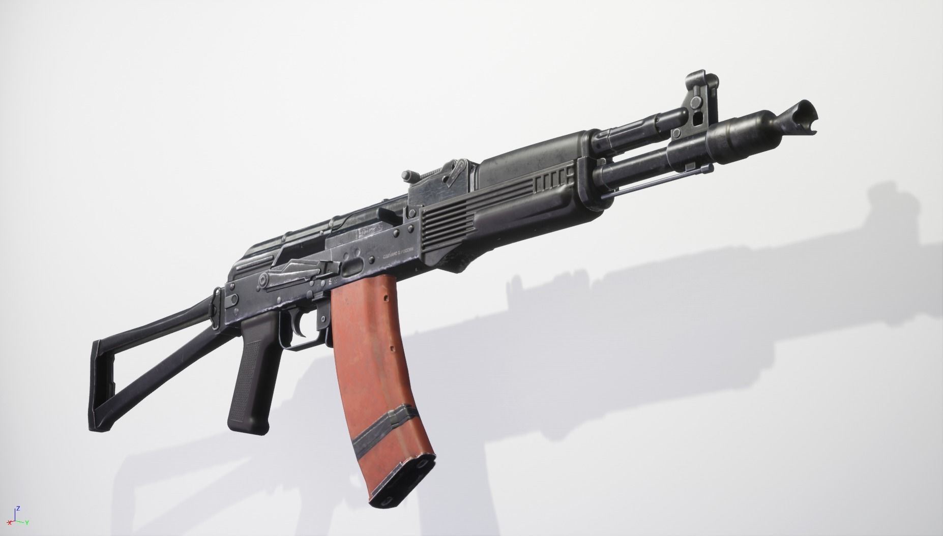 3D model Kalashnikov system VR / AR / low-poly | CGTrader