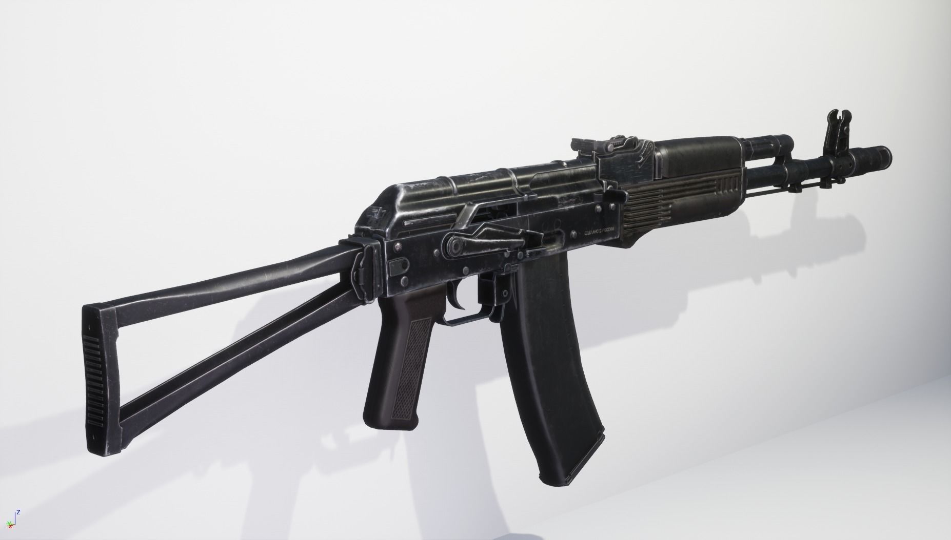 3D model Kalashnikov system VR / AR / low-poly | CGTrader