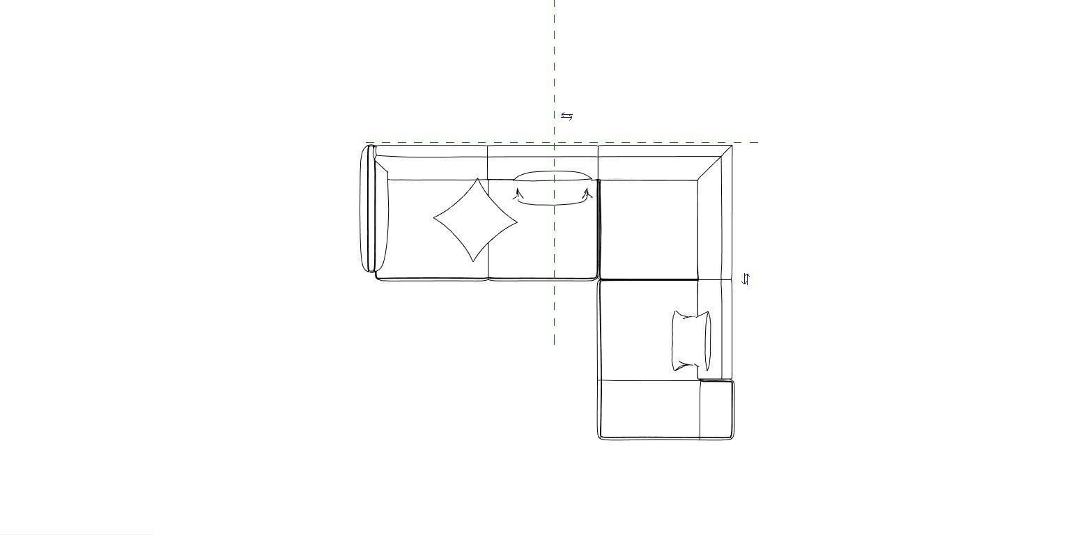 CORNER SOFA FAMILY FOR REVIT 3D model | CGTrader