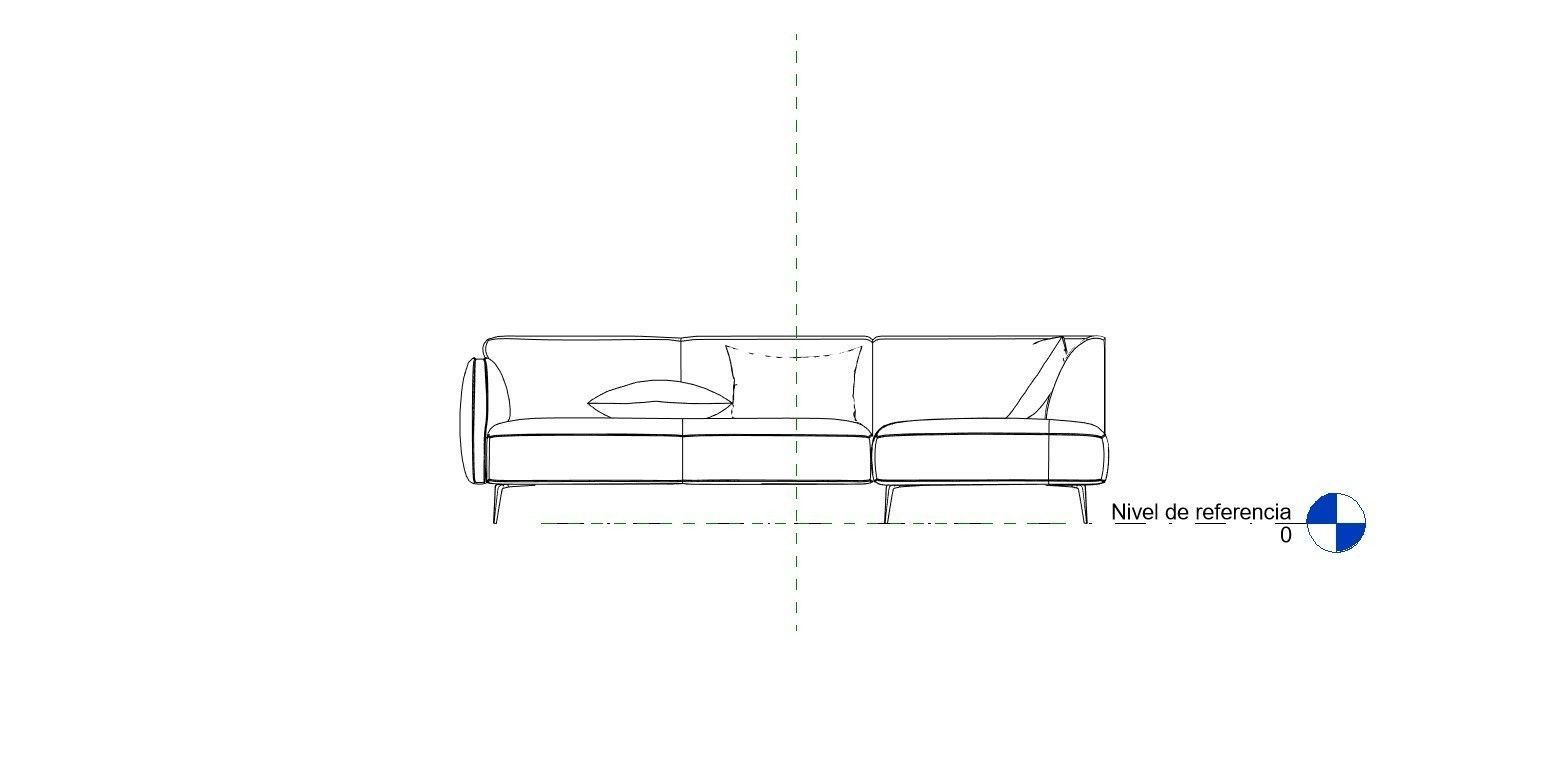 CORNER SOFA FAMILY FOR REVIT 3D model | CGTrader
