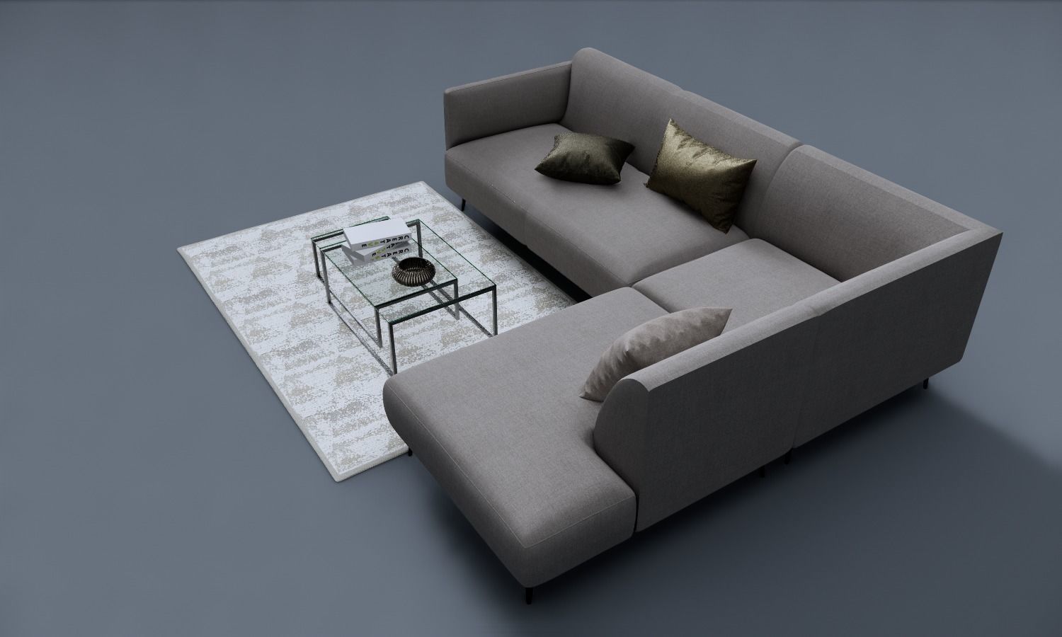 CORNER SOFA FAMILY FOR REVIT 3D model | CGTrader