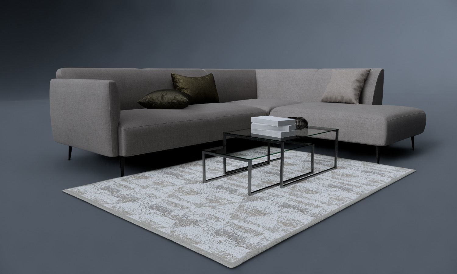 CORNER SOFA FAMILY FOR REVIT 3D model | CGTrader