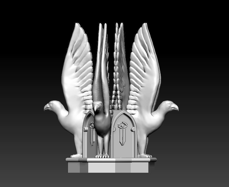 Amon Hen Roof Sculpture 3D model 3D printable | CGTrader