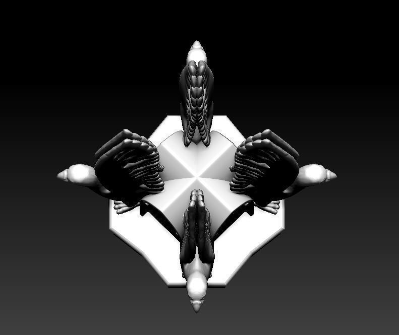 Amon Hen Roof Sculpture 3D model 3D printable | CGTrader