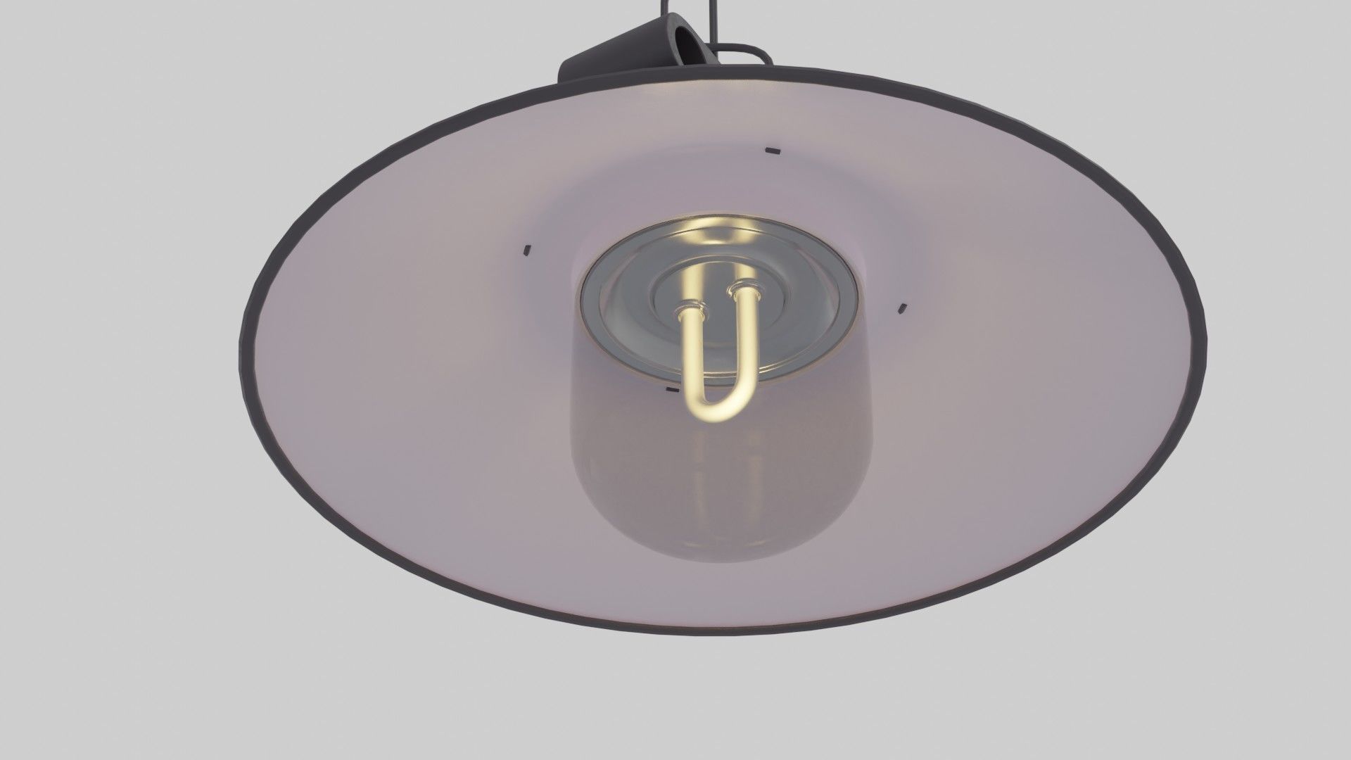 Industrial Hanging Light 3D model | CGTrader