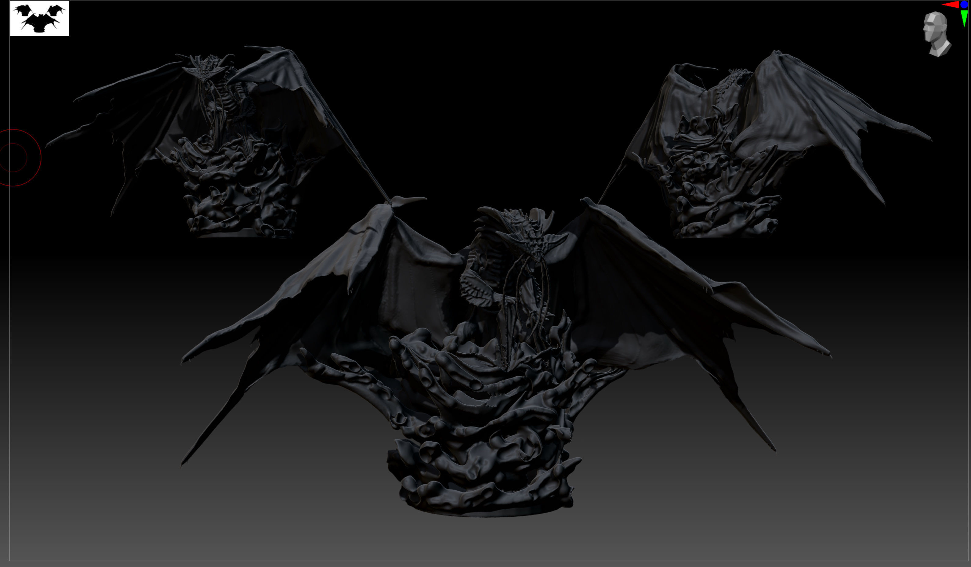 3D printable Monster Hunter Namielle exploding from water 3D model 3D ...