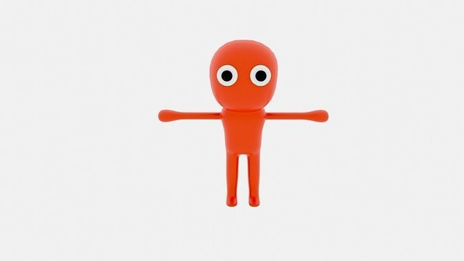 TABS Cute Wobbler Model free VR / AR / low-poly 3D model rigged | CGTrader