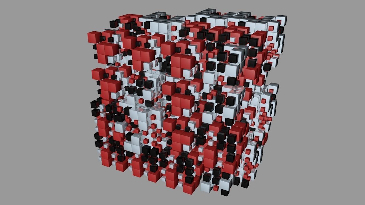 Cube texture 3D model | CGTrader