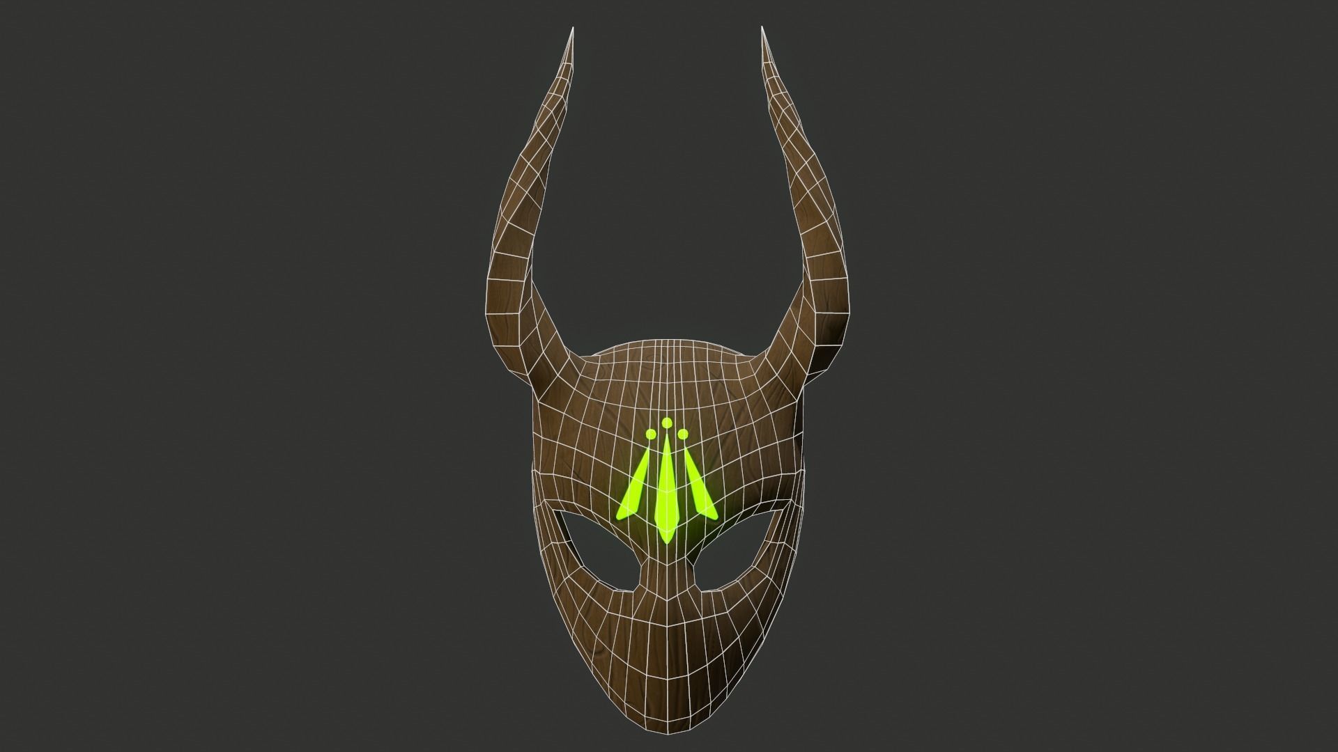 3D model Stylized Druid Mask VR / AR / low-poly | CGTrader
