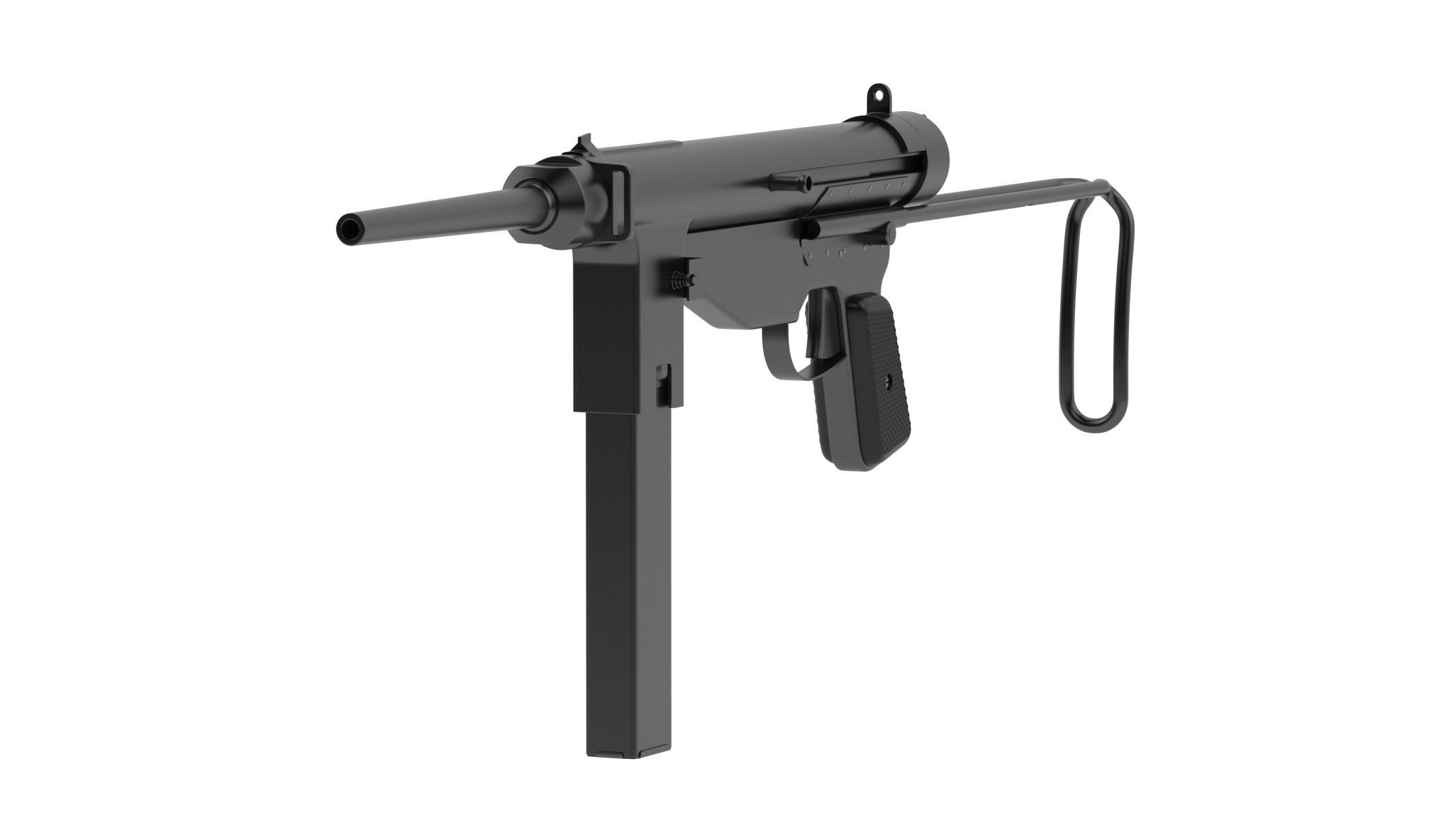 FBP submachine gun 3D model | CGTrader