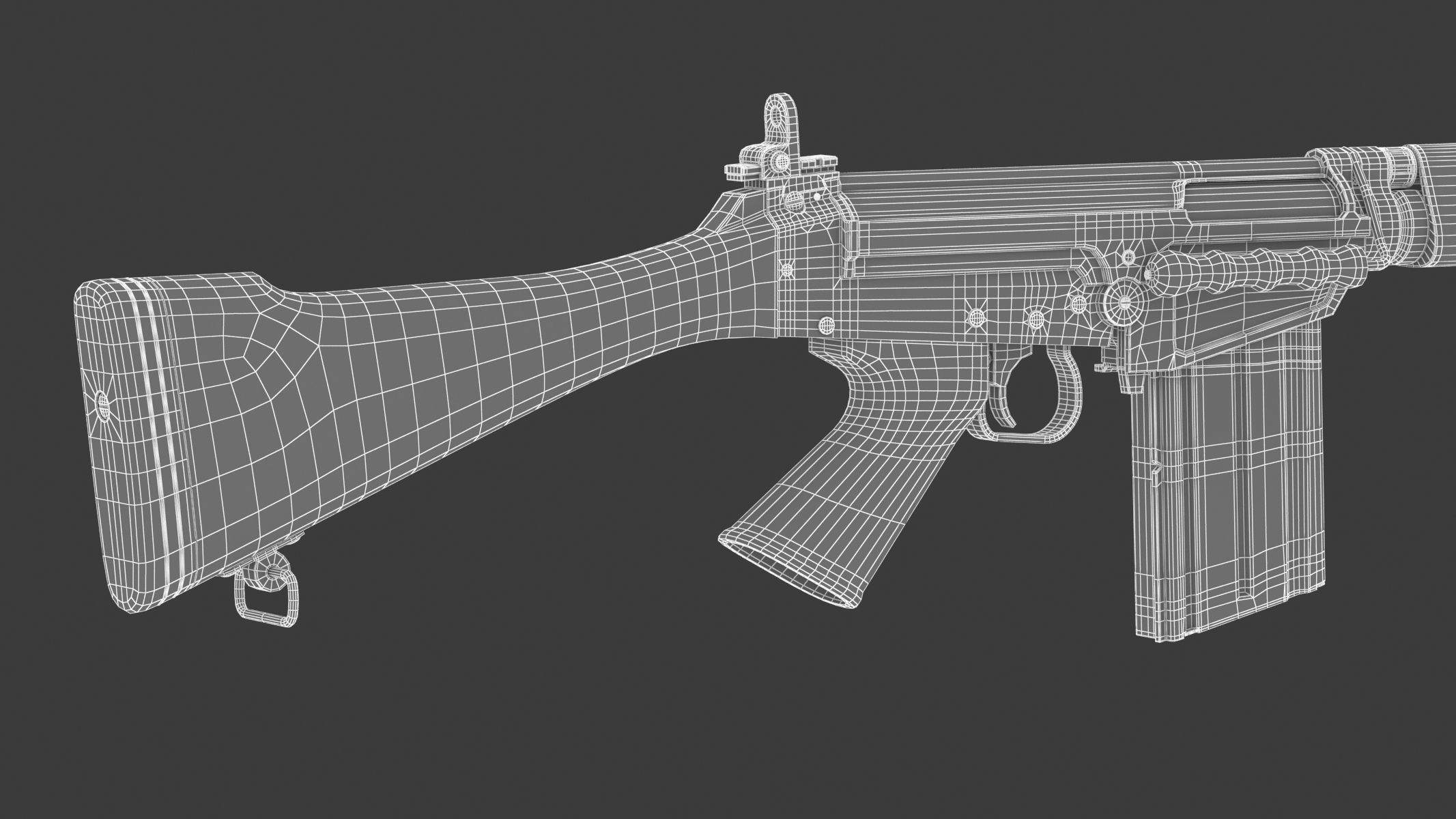 FN FAL 3D model | CGTrader