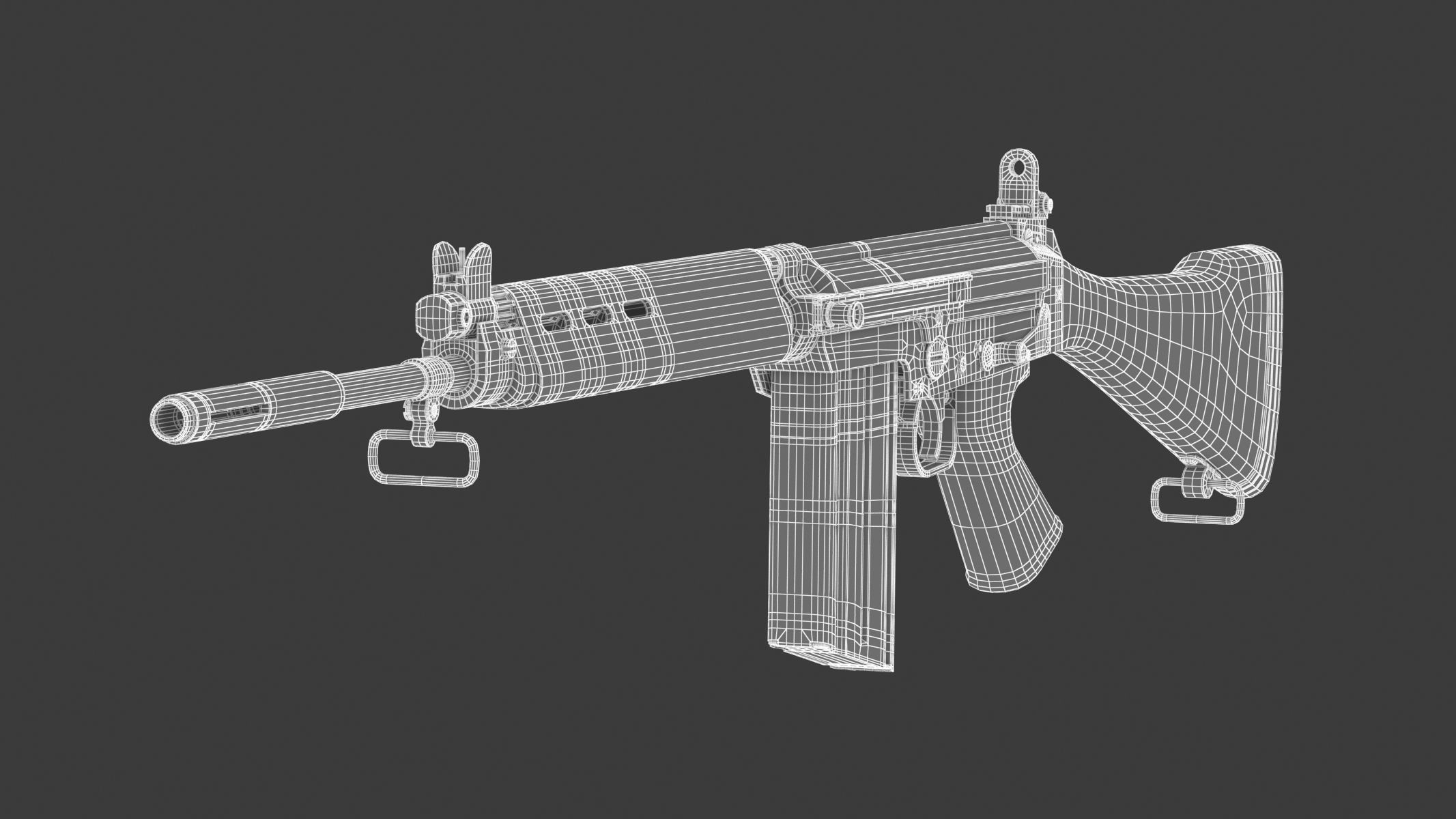 FN FAL 3D model | CGTrader