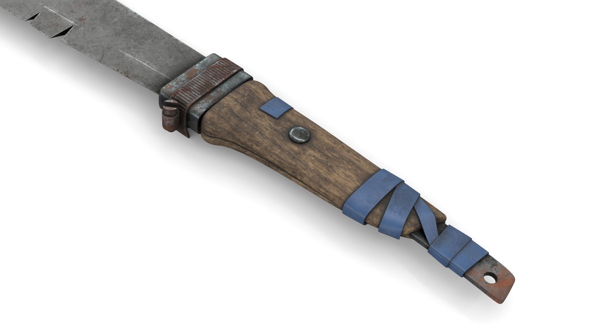3D model Old Machete with Broken Handle VR / AR / low-poly | CGTrader