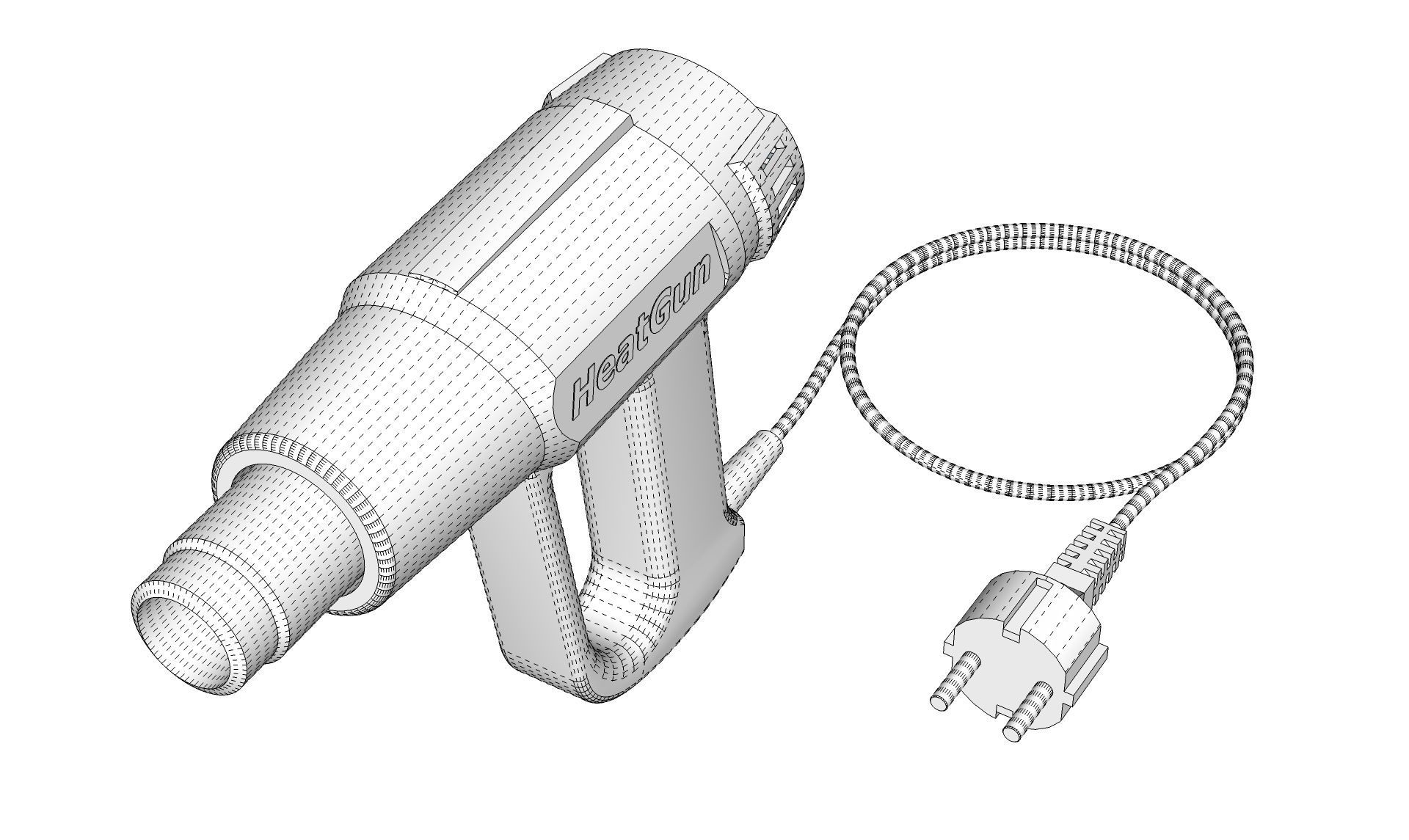 Heat Gun 3D model | CGTrader