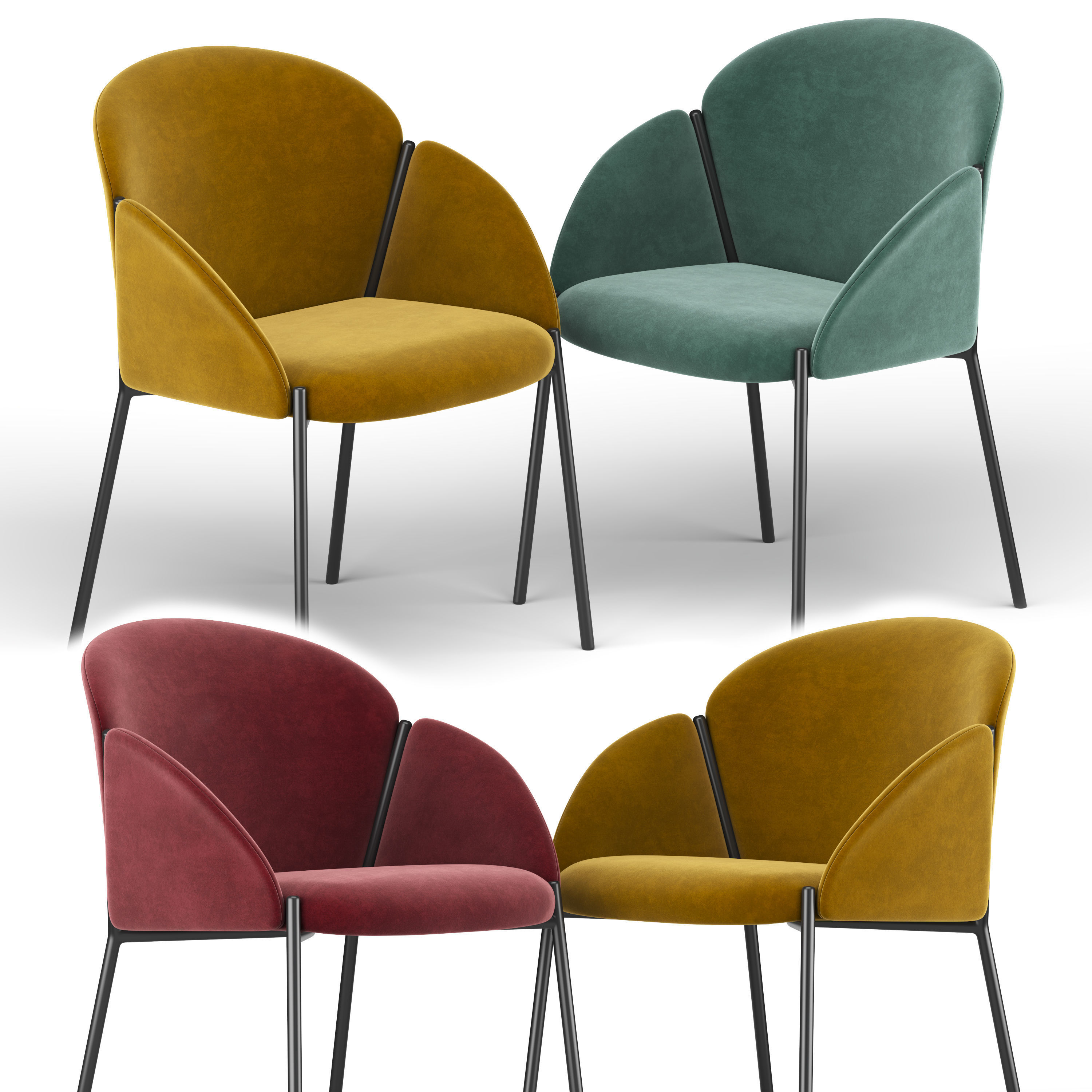 Andrea Chair 3D model | CGTrader