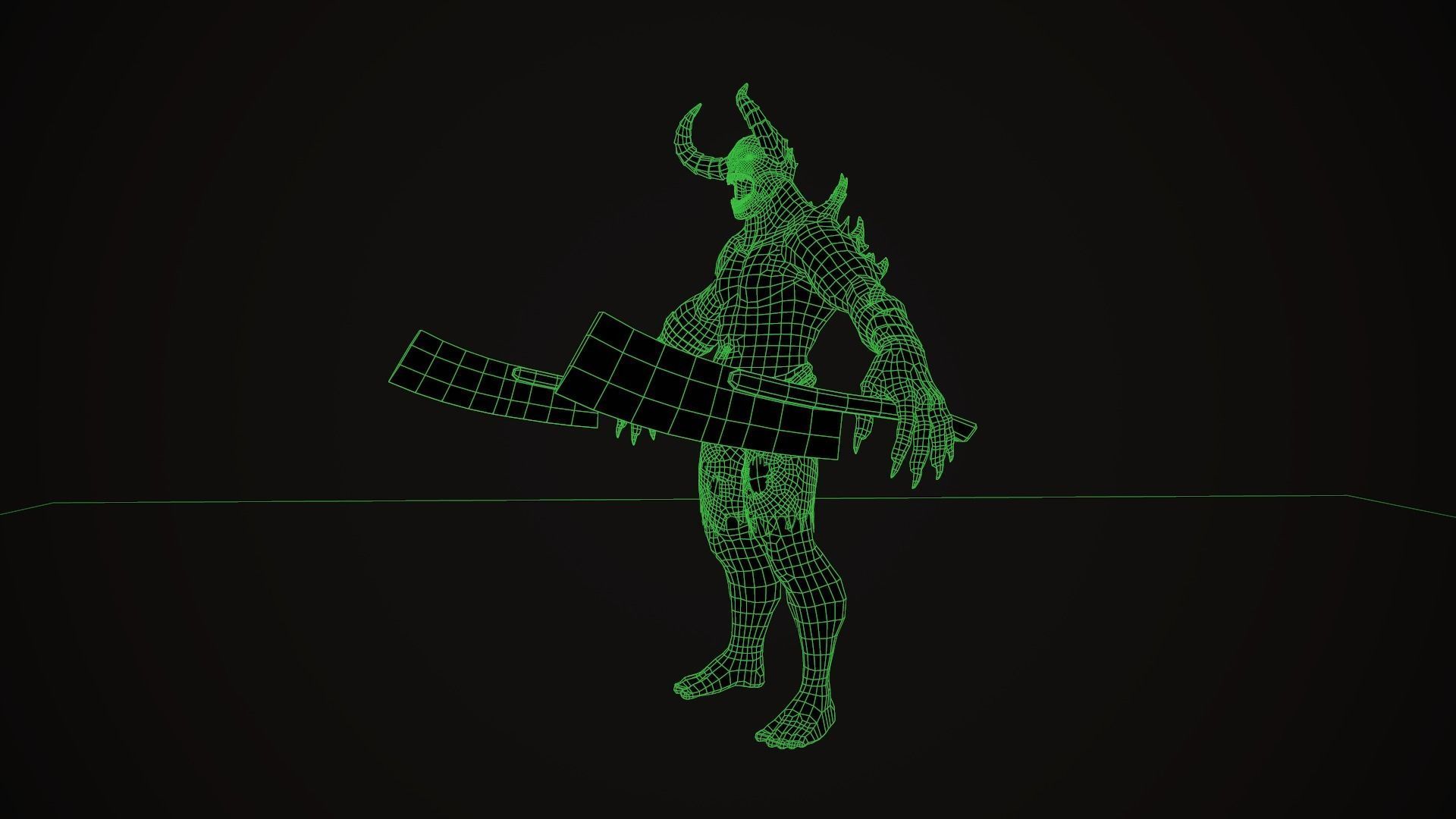 3D model Wicked Demon VR / AR / low-poly rigged animated | CGTrader