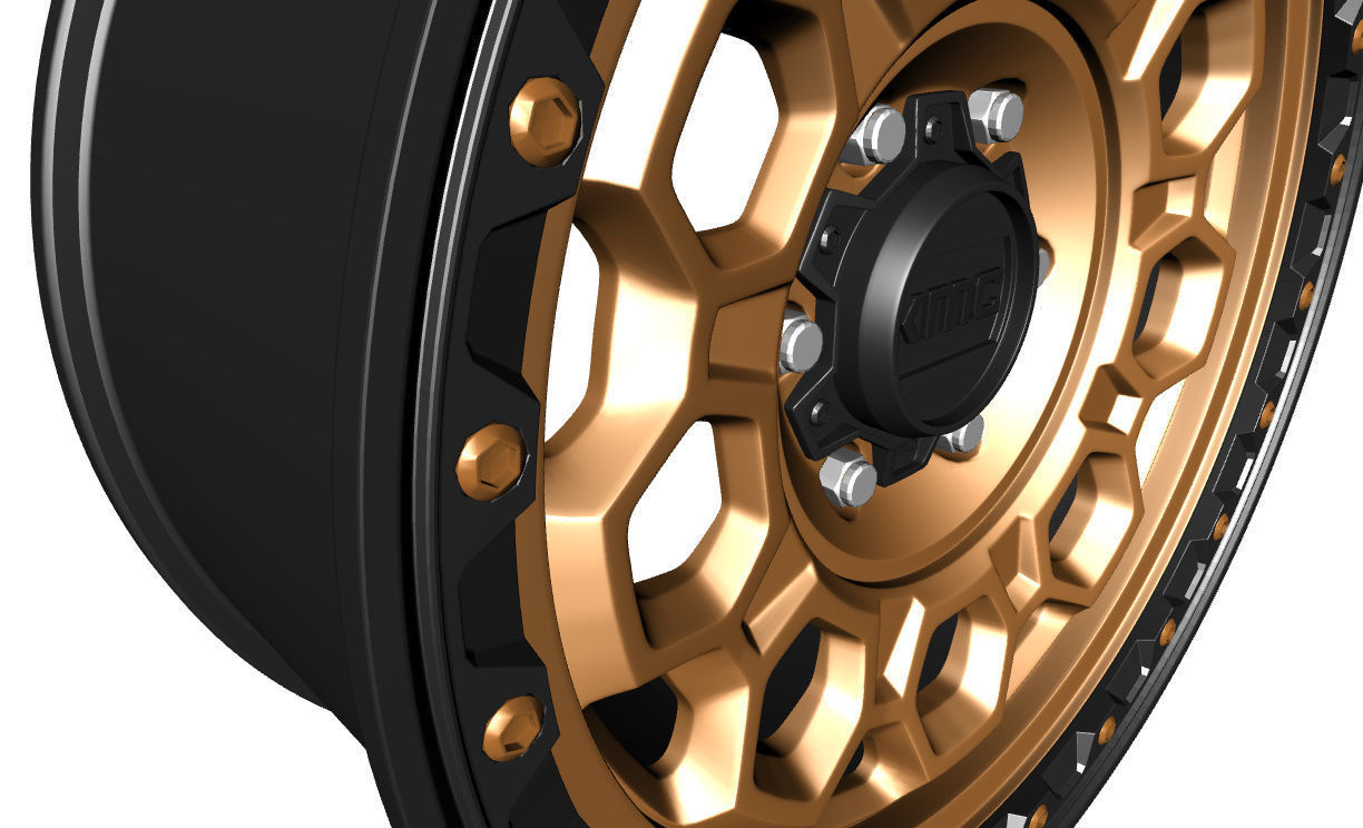 KMC WHEELS KM545 TREK MATTE BRONZE 3D model | CGTrader