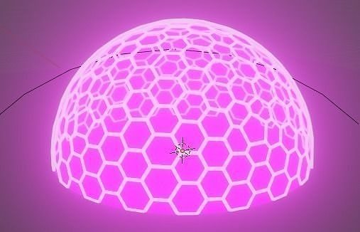 Purple force field 3D model | CGTrader