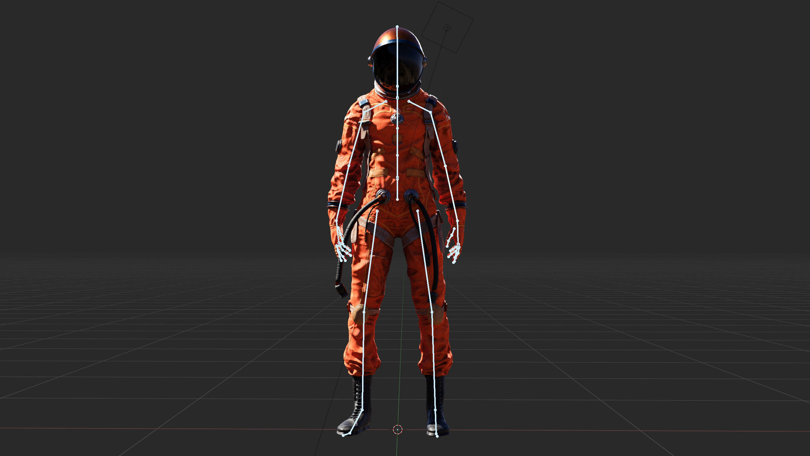 3D model Female Space Suit 3D Model VR / AR / low-poly | CGTrader