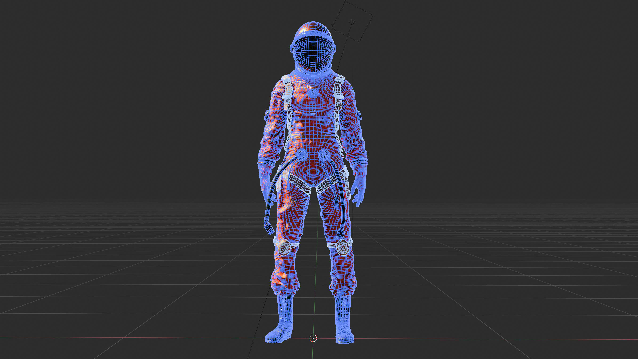 3D model Female Space Suit 3D Model VR / AR / low-poly | CGTrader
