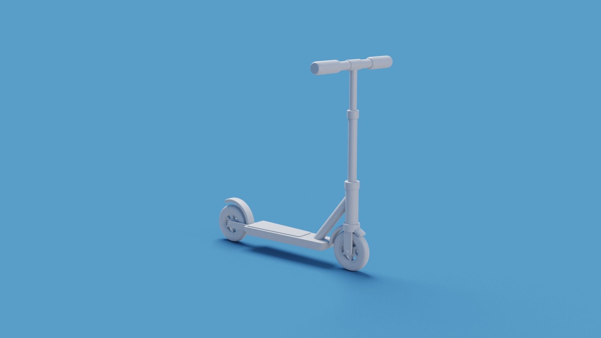 3D model Stylized cartoon scooter VR / AR / low-poly | CGTrader