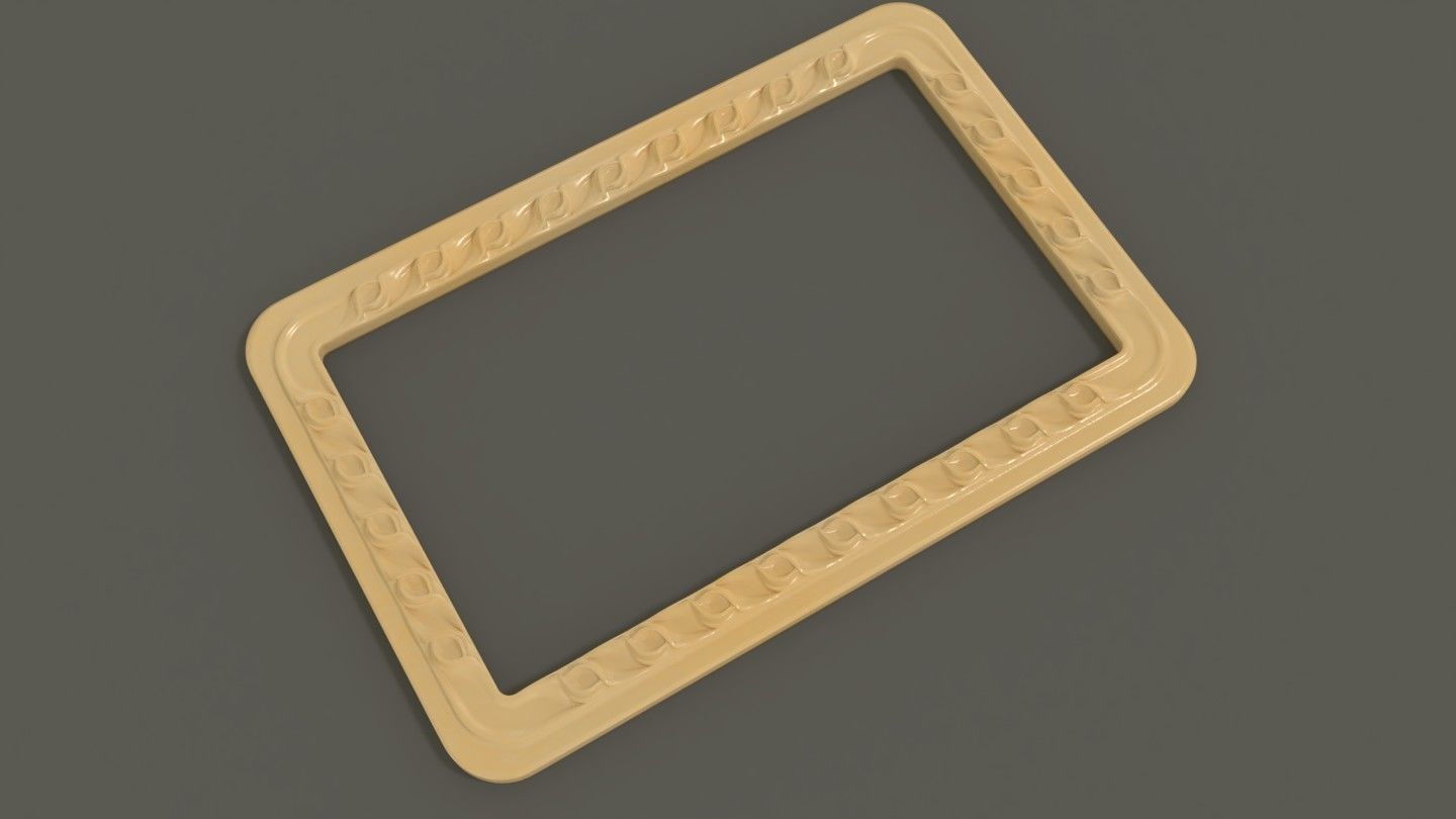 Rectangular frame 3D model | CGTrader
