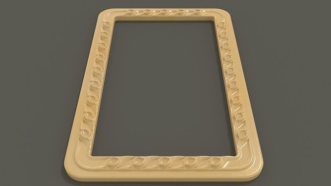 Rectangular frame 3D model | CGTrader