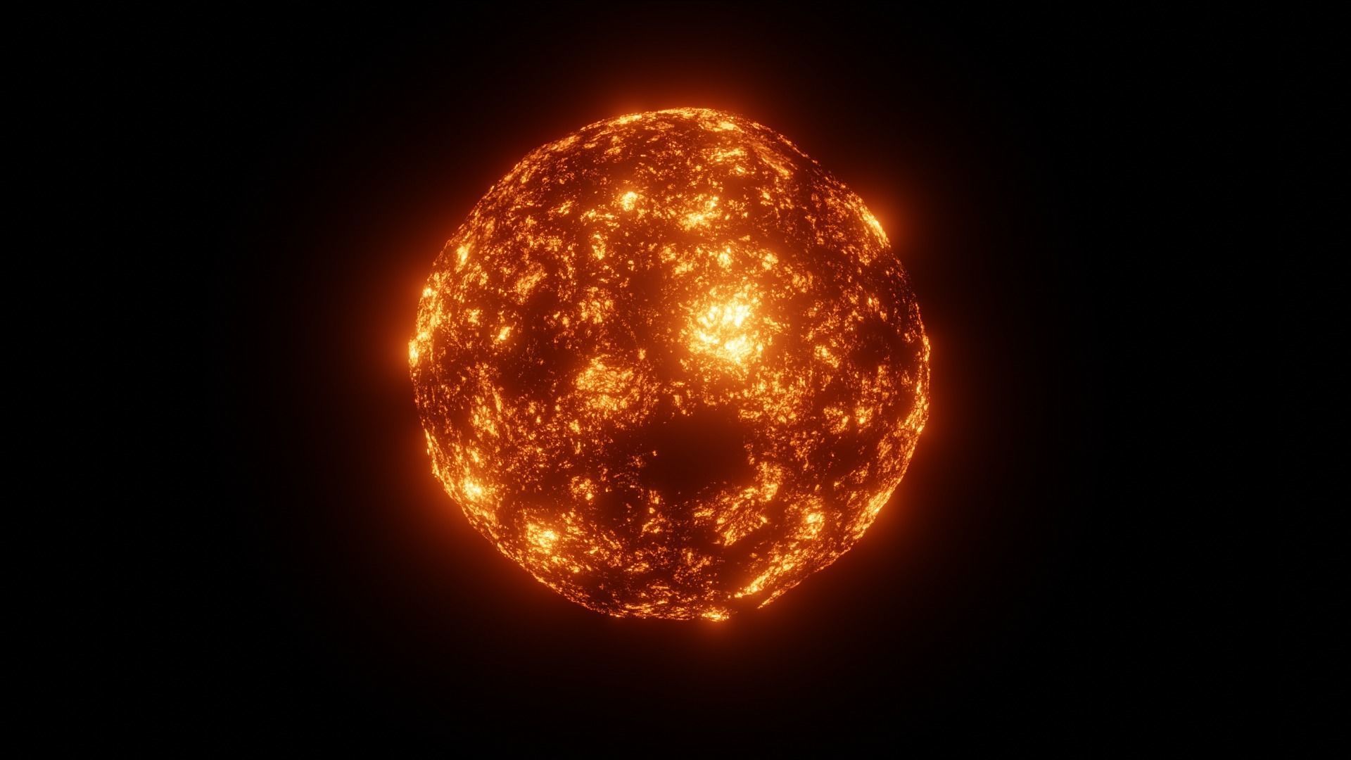 Sun Animated 3D model animated | CGTrader