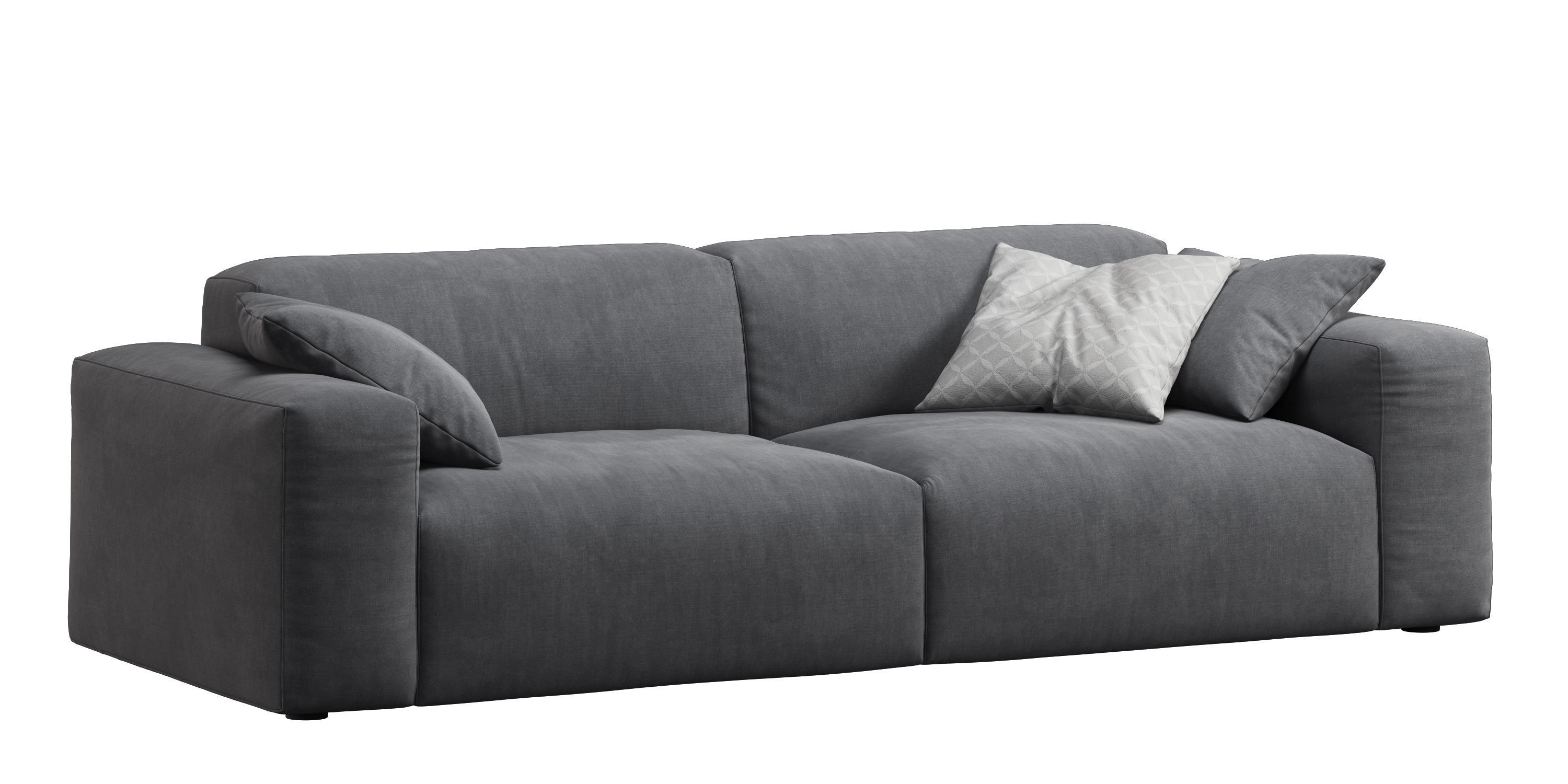 Upholstered 2seat Cloud Sofa by Prostoria 3D model | CGTrader