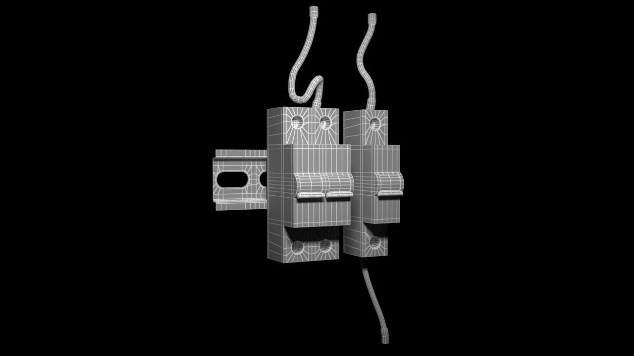 Circuit Breaker-Fuse free 3D model | CGTrader
