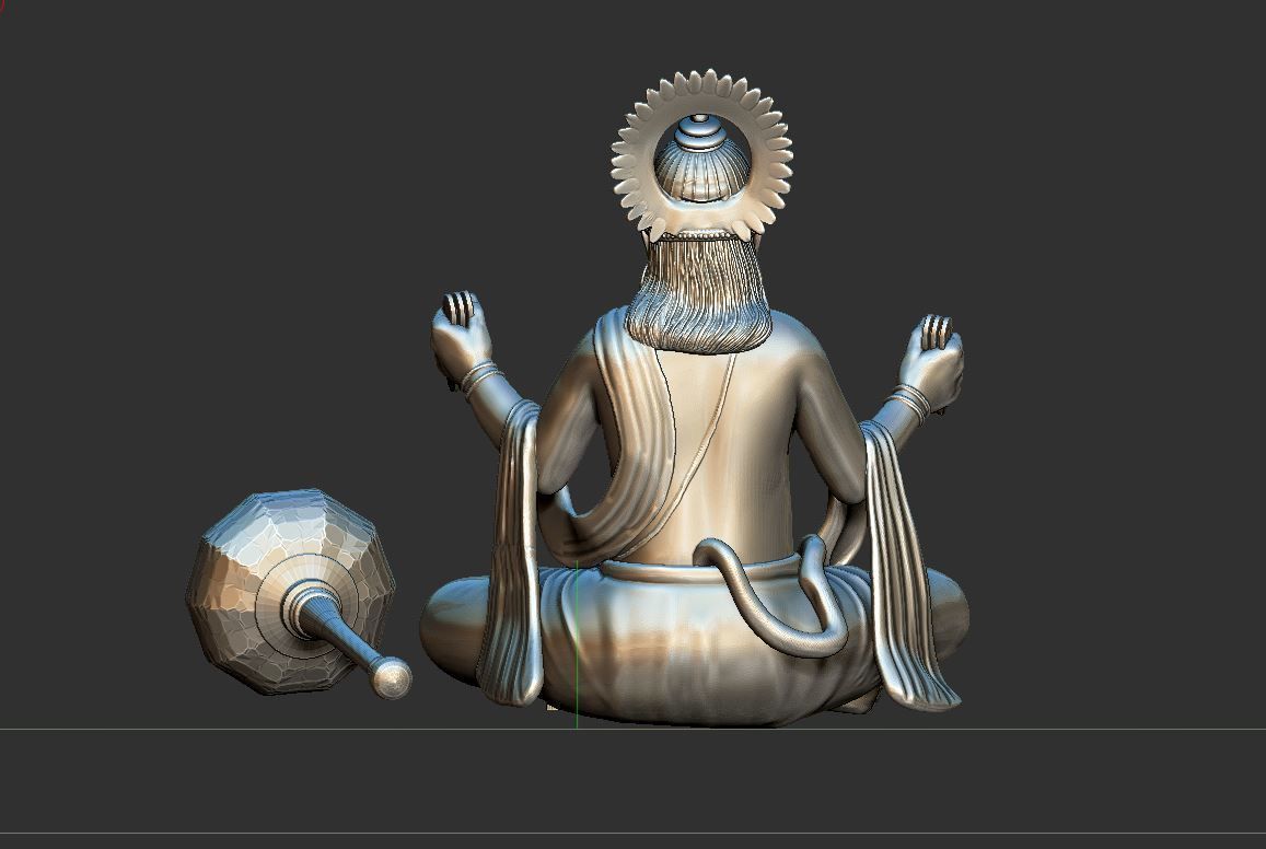 hanuman ji 3D model 3D printable | CGTrader