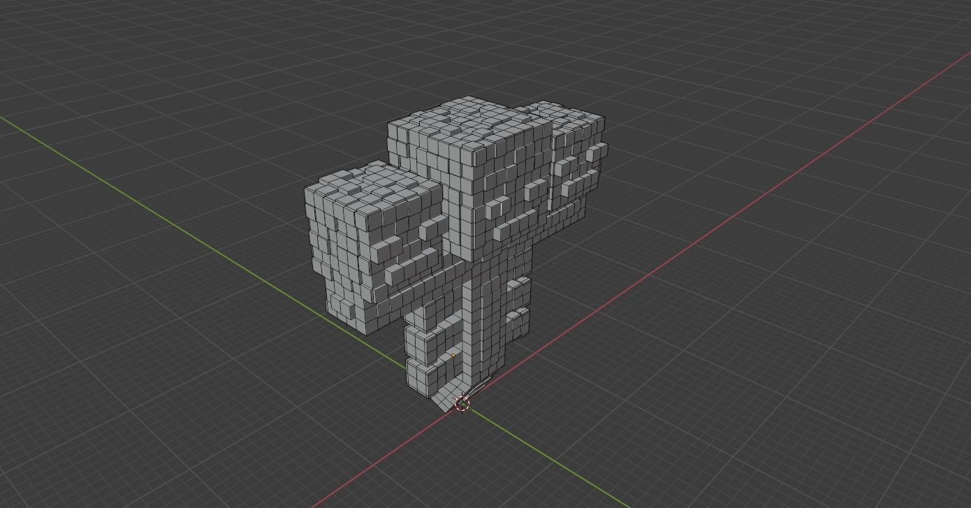 Beautiful Wither Minecraft made in Blender 3D free 3D model | CGTrader