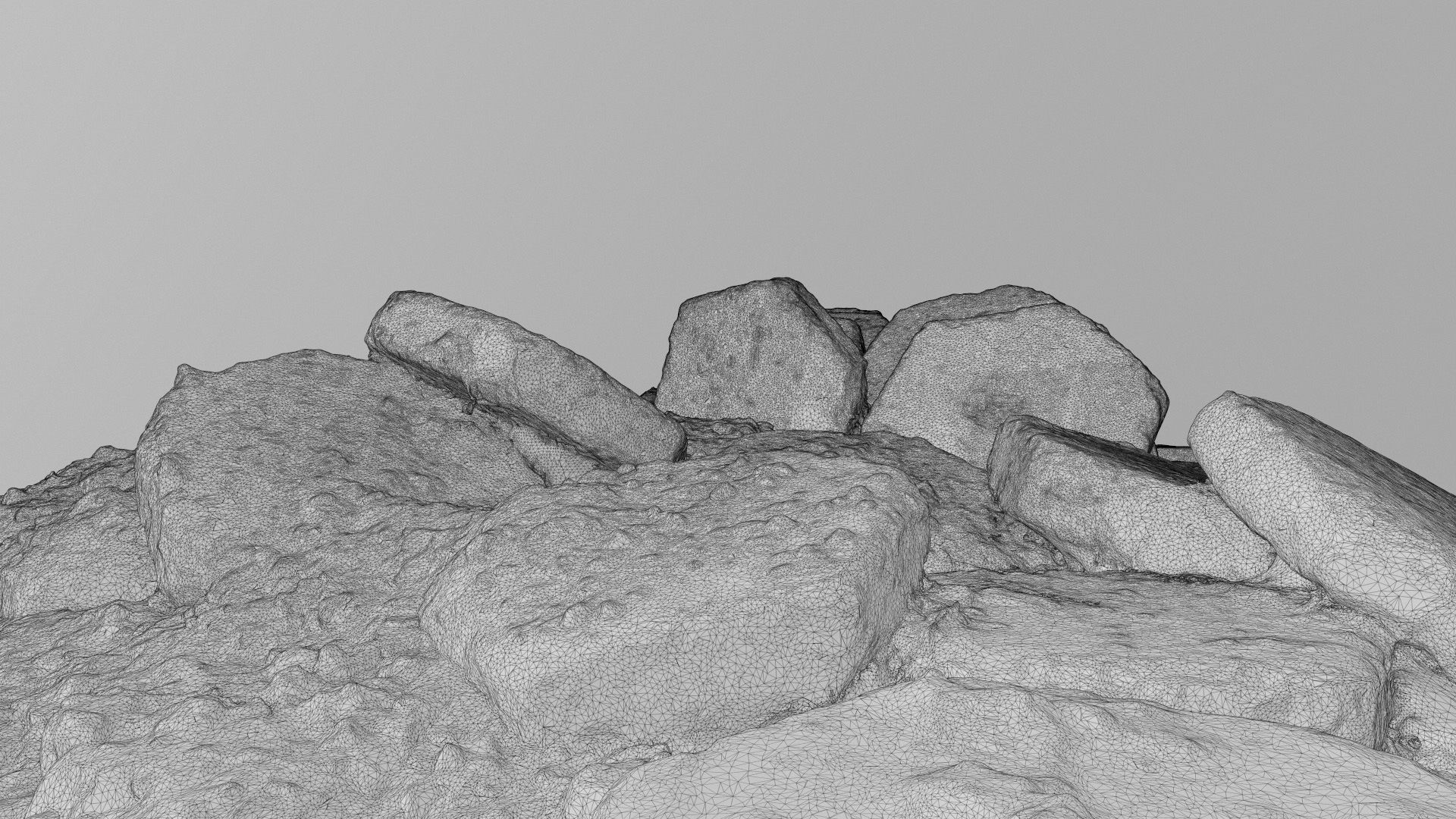 Concrete rubble RAW Scan 3D model | CGTrader