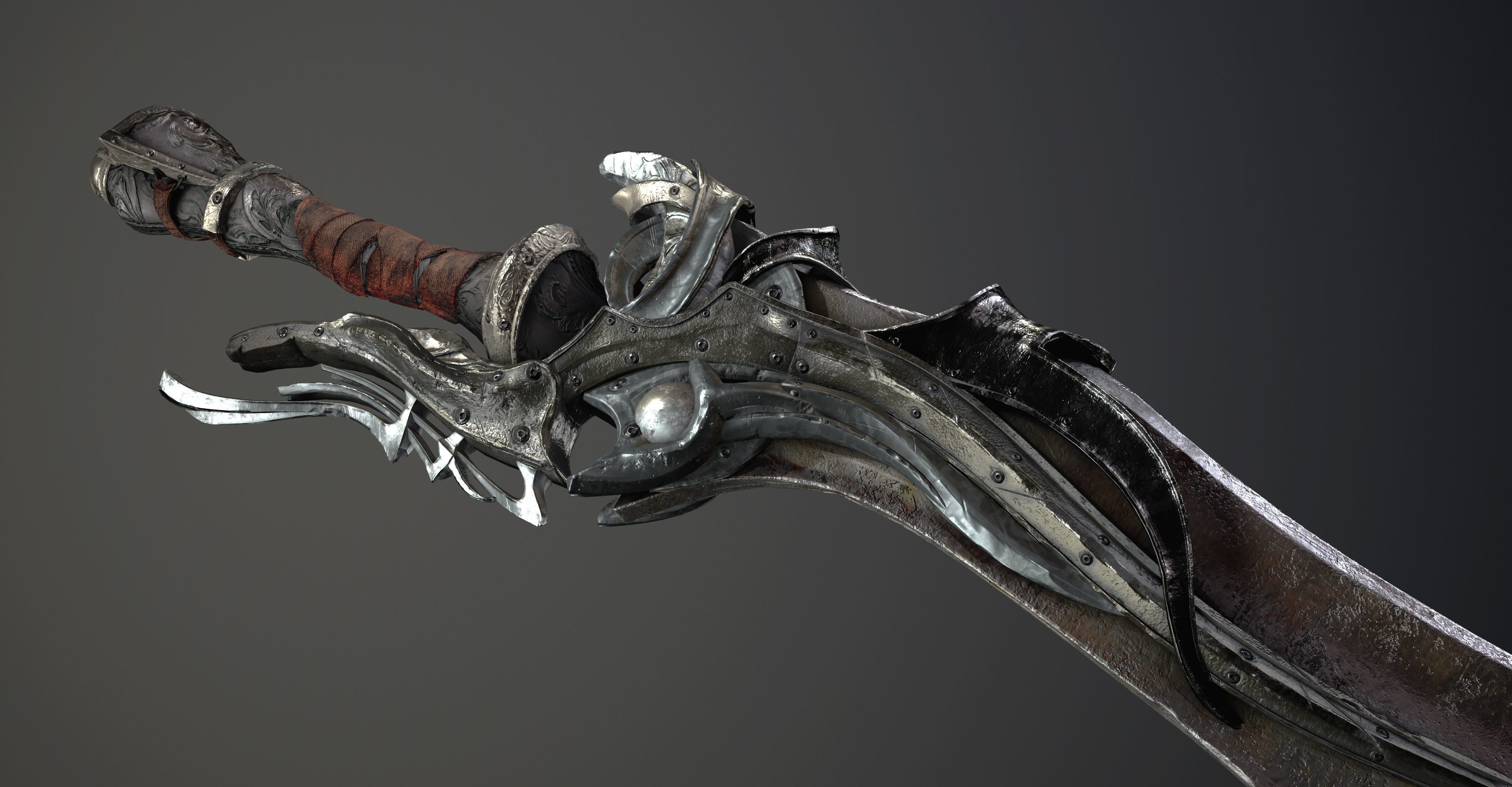 Fantasy sword with PBR textures free VR / AR / low-poly 3D model | CGTrader