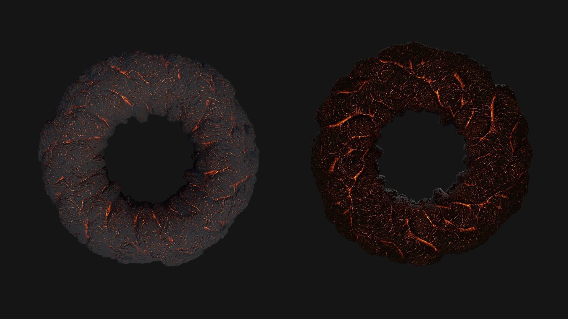 Stylized Lava PBR Texture free Texture | CGTrader