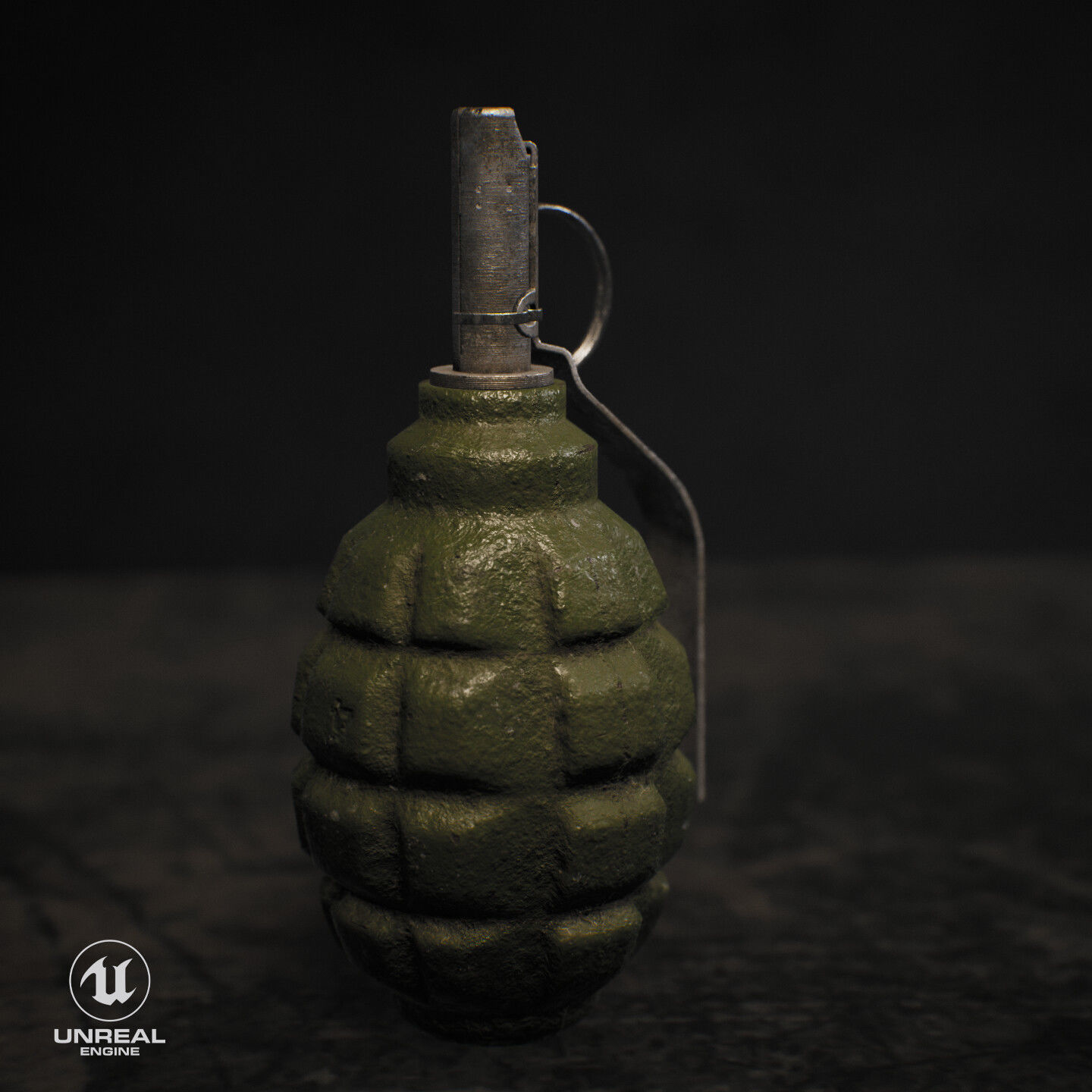 3D model f-1 hand grenade VR / AR / low-poly | CGTrader