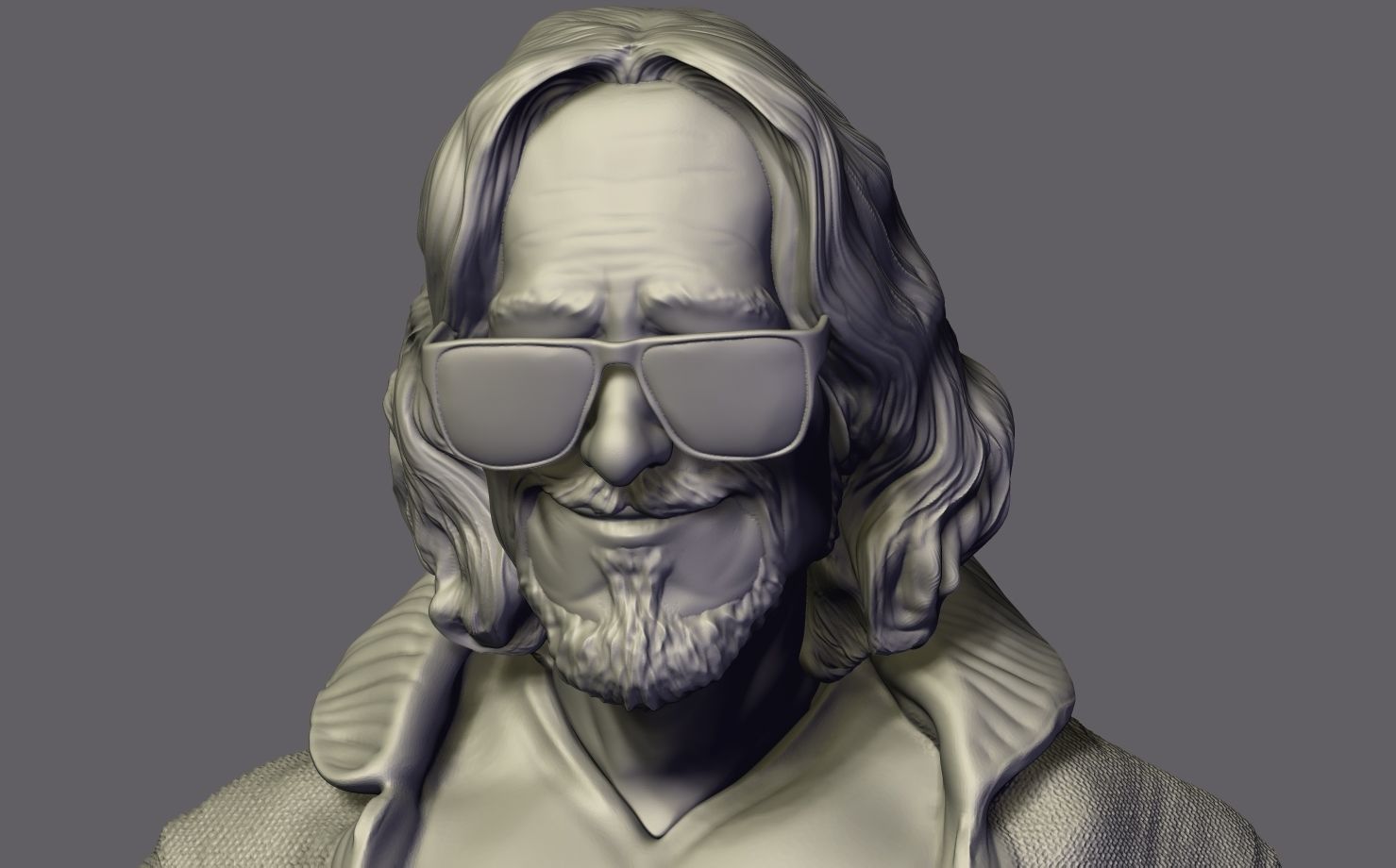The Dude The Big Lebowski 3D model 3D printable | CGTrader