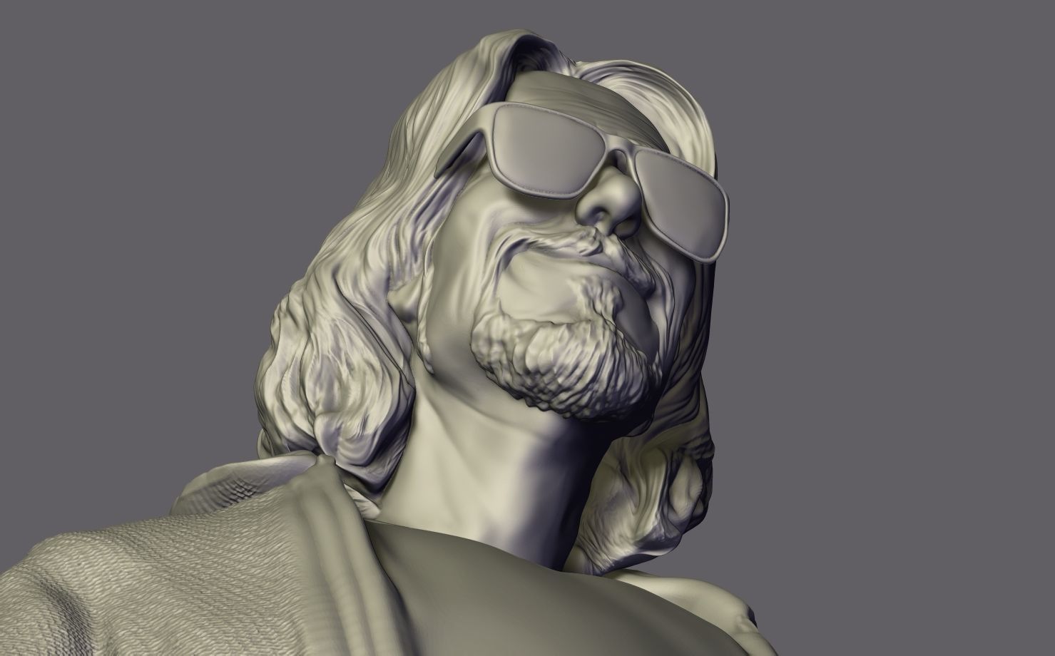 The Dude The Big Lebowski 3D model 3D printable | CGTrader